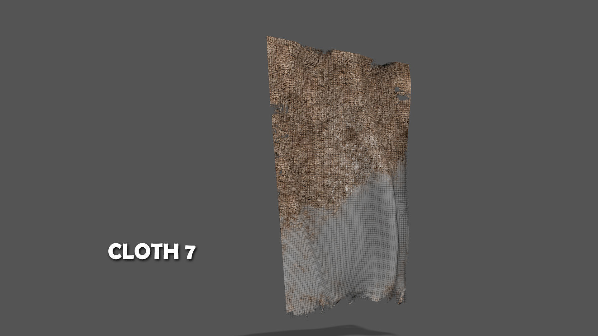 Seamless FBX Torn Cloth Animations 3D model | CGTrader