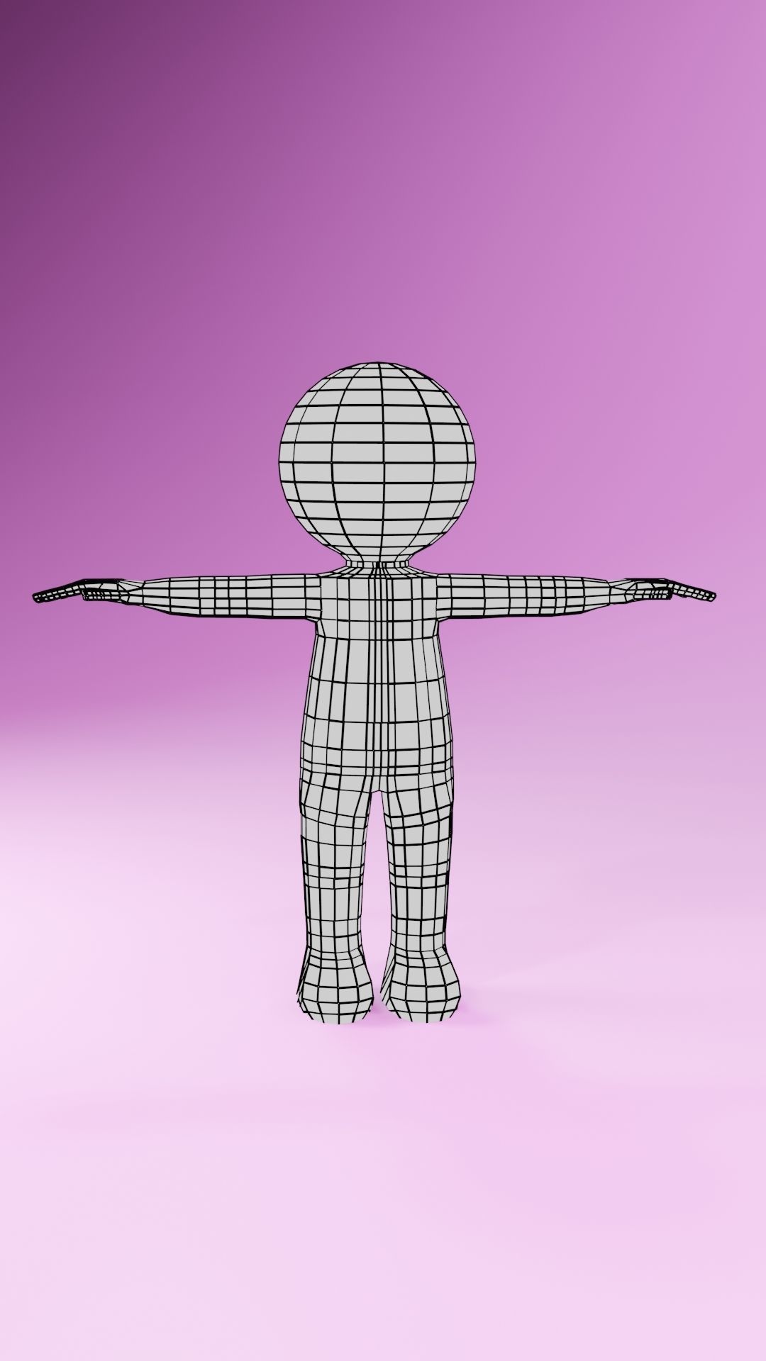 3D model Low poly Stickman - Game Ready man VR / AR / low-poly | CGTrader