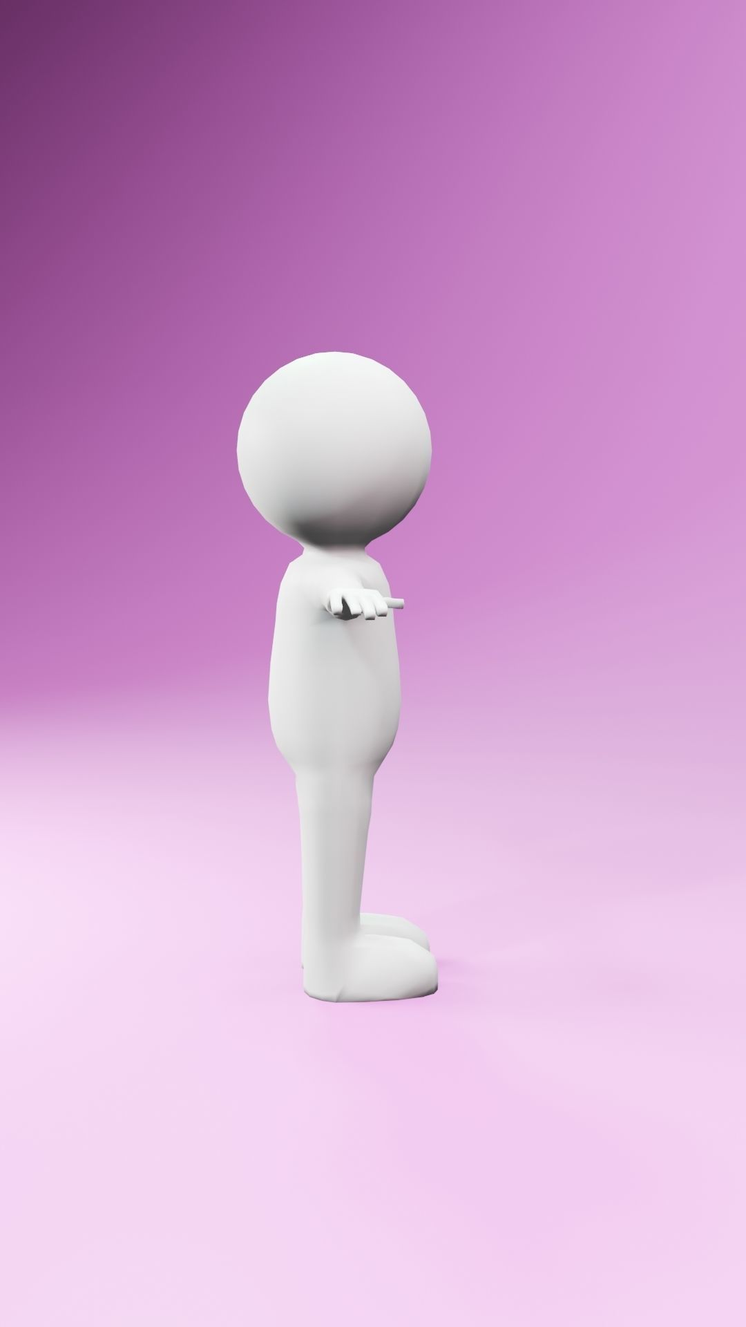 3D model Low poly Stickman - Game Ready man VR / AR / low-poly | CGTrader