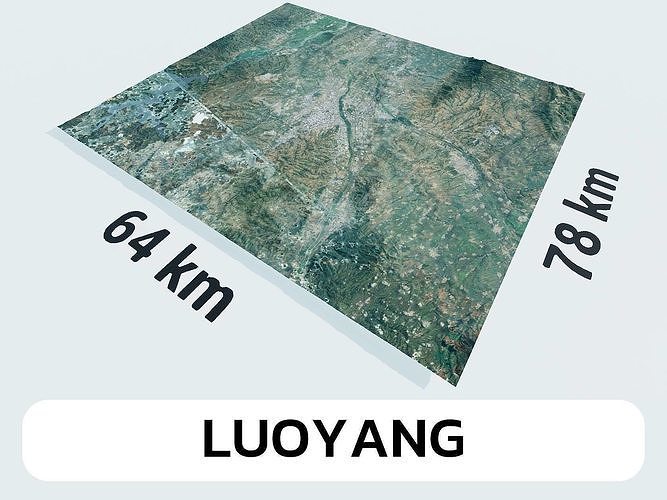 Luoyang China City Landscape 3D Model 3D model | CGTrader
