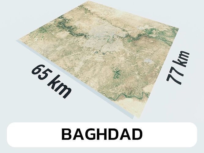 Baghdad Iraq City Landscape 3D Model 3D model | CGTrader