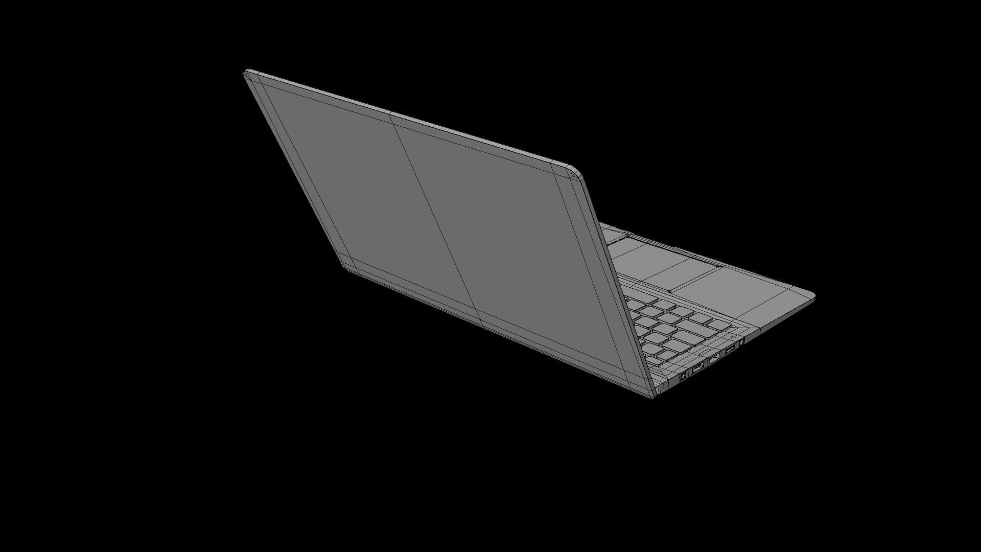 3D model Notebook laptop VR / AR / low-poly | CGTrader