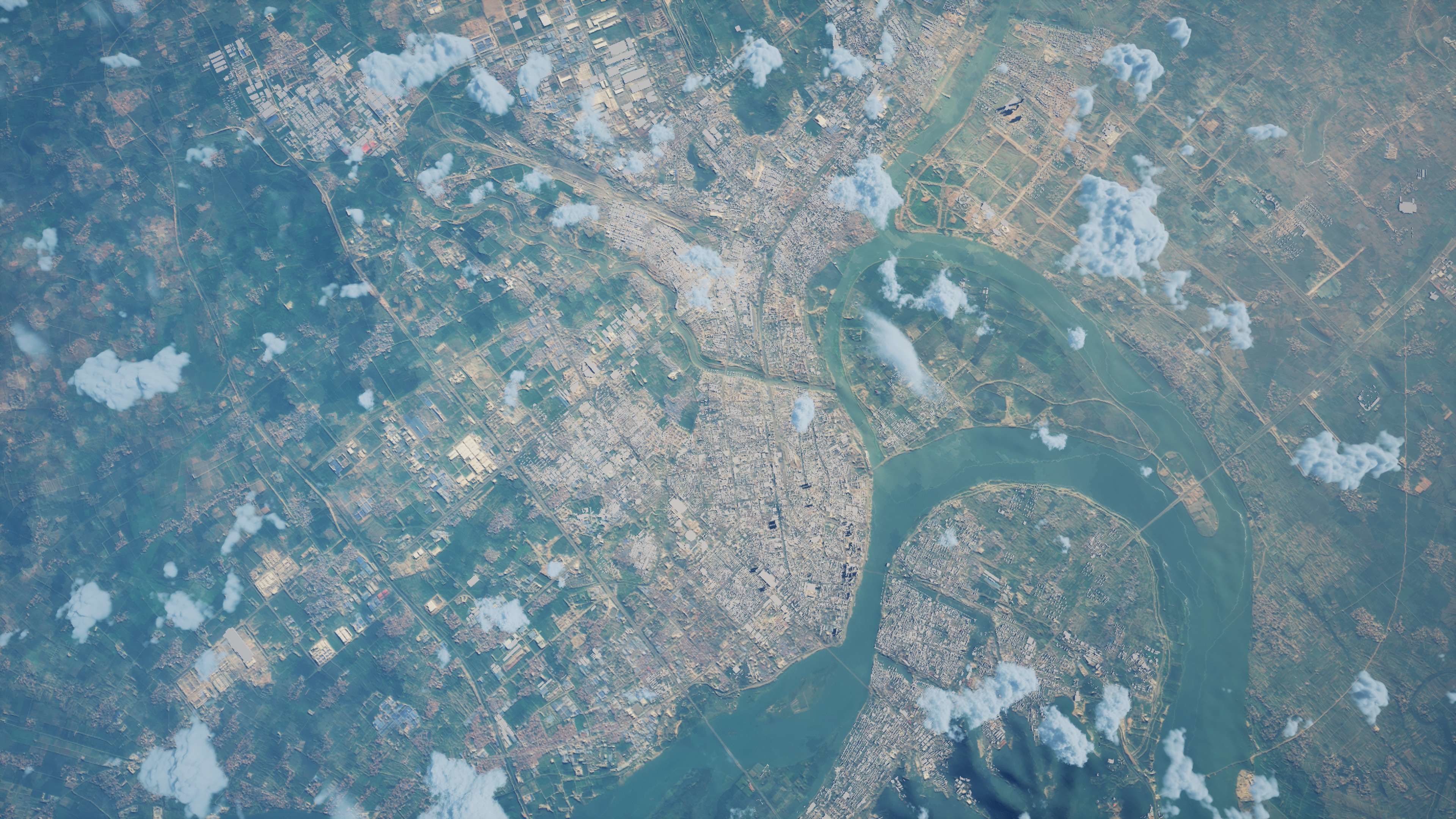 Xiangyang China City Landscape 3D Model 3D model | CGTrader