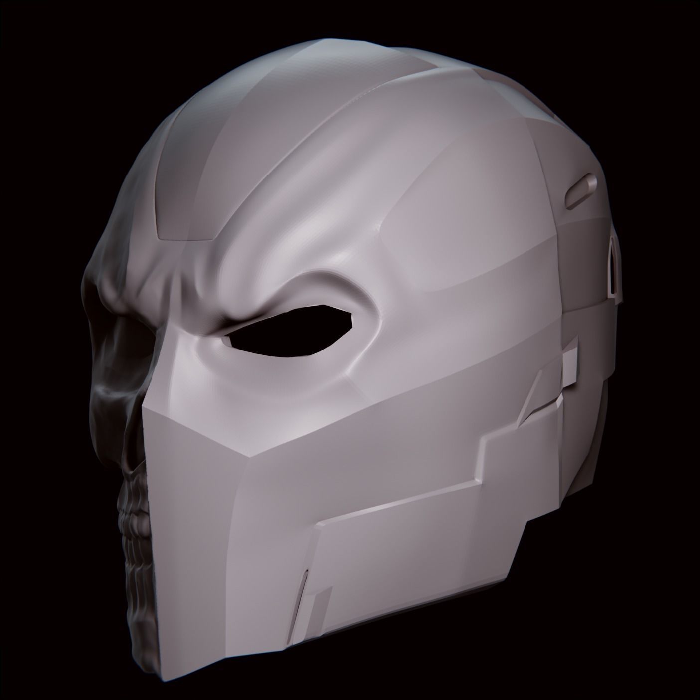 DEATHSTROKE JL MIXED WITH SKULL 3D model 3D printable | CGTrader
