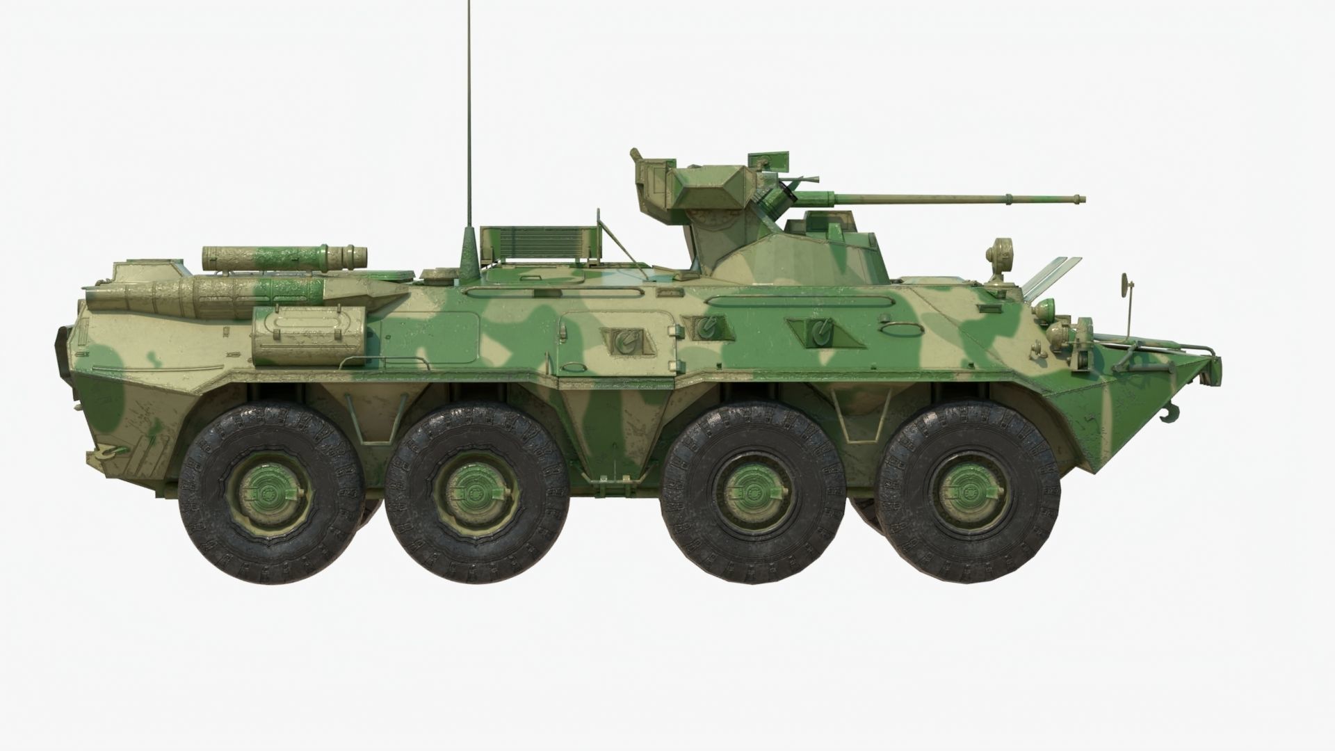 3D model 2 Colors 4K BTR-82 VR / AR / low-poly | CGTrader