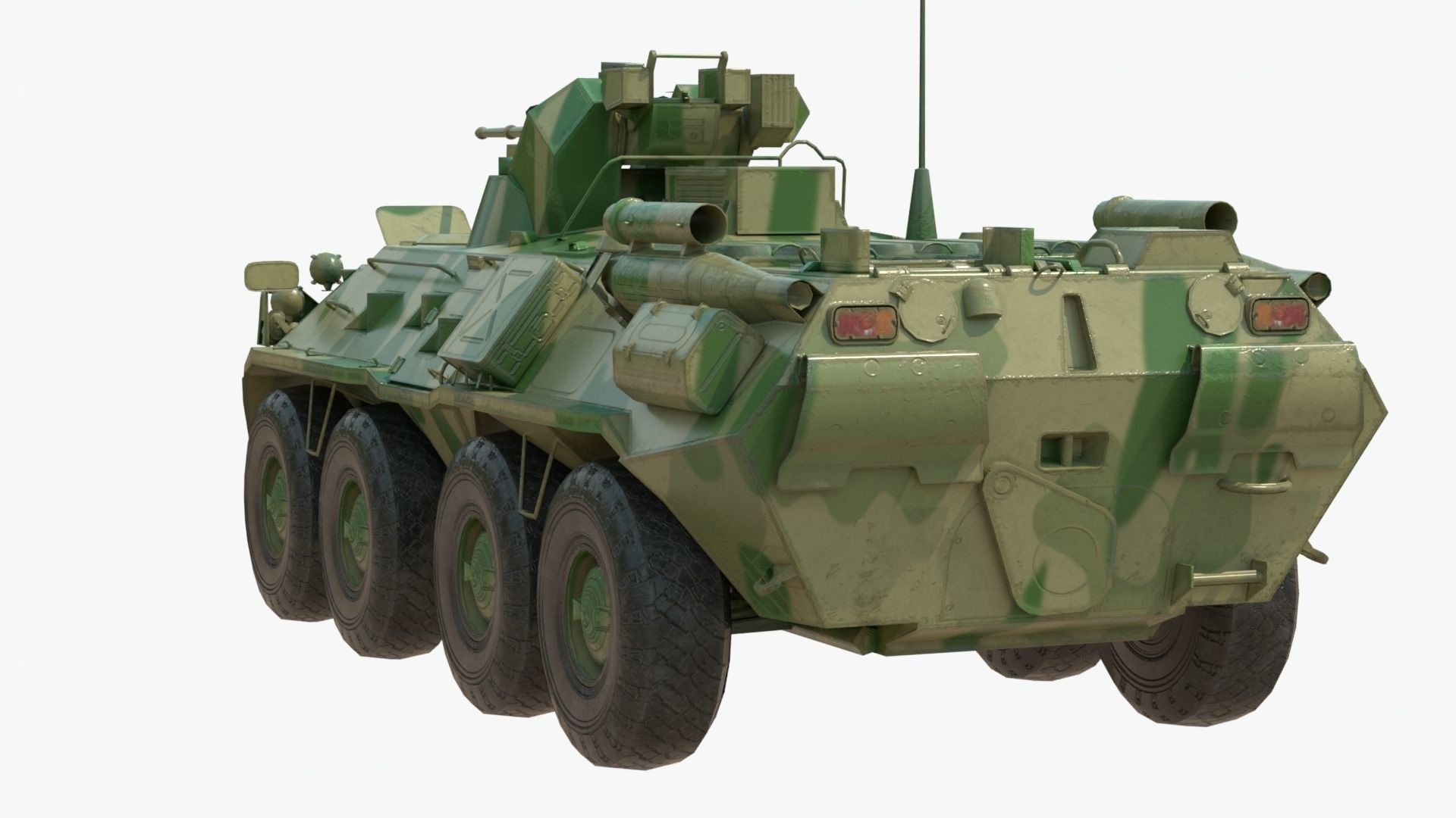 3D model 2 Colors 4K BTR-82 VR / AR / low-poly | CGTrader