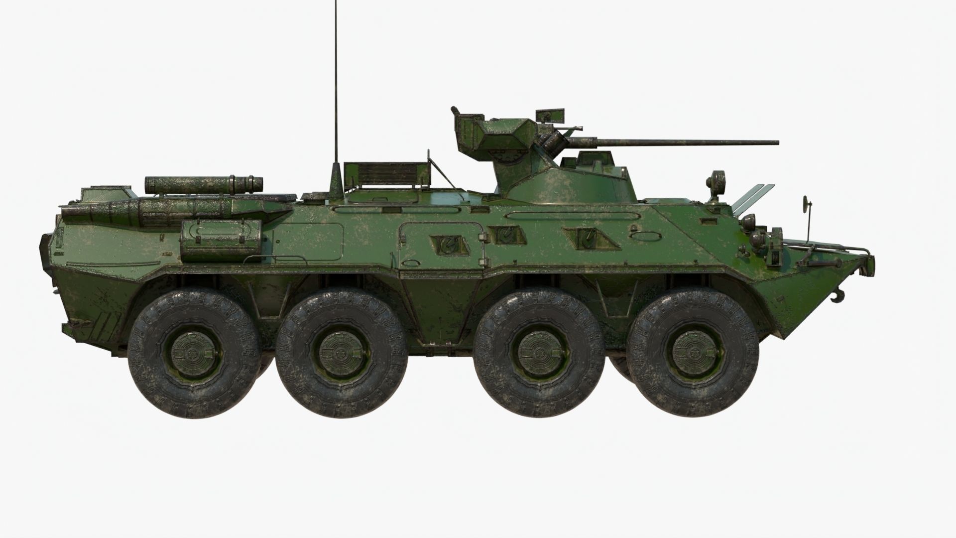 3D model 2 Colors 4K BTR-82 VR / AR / low-poly | CGTrader