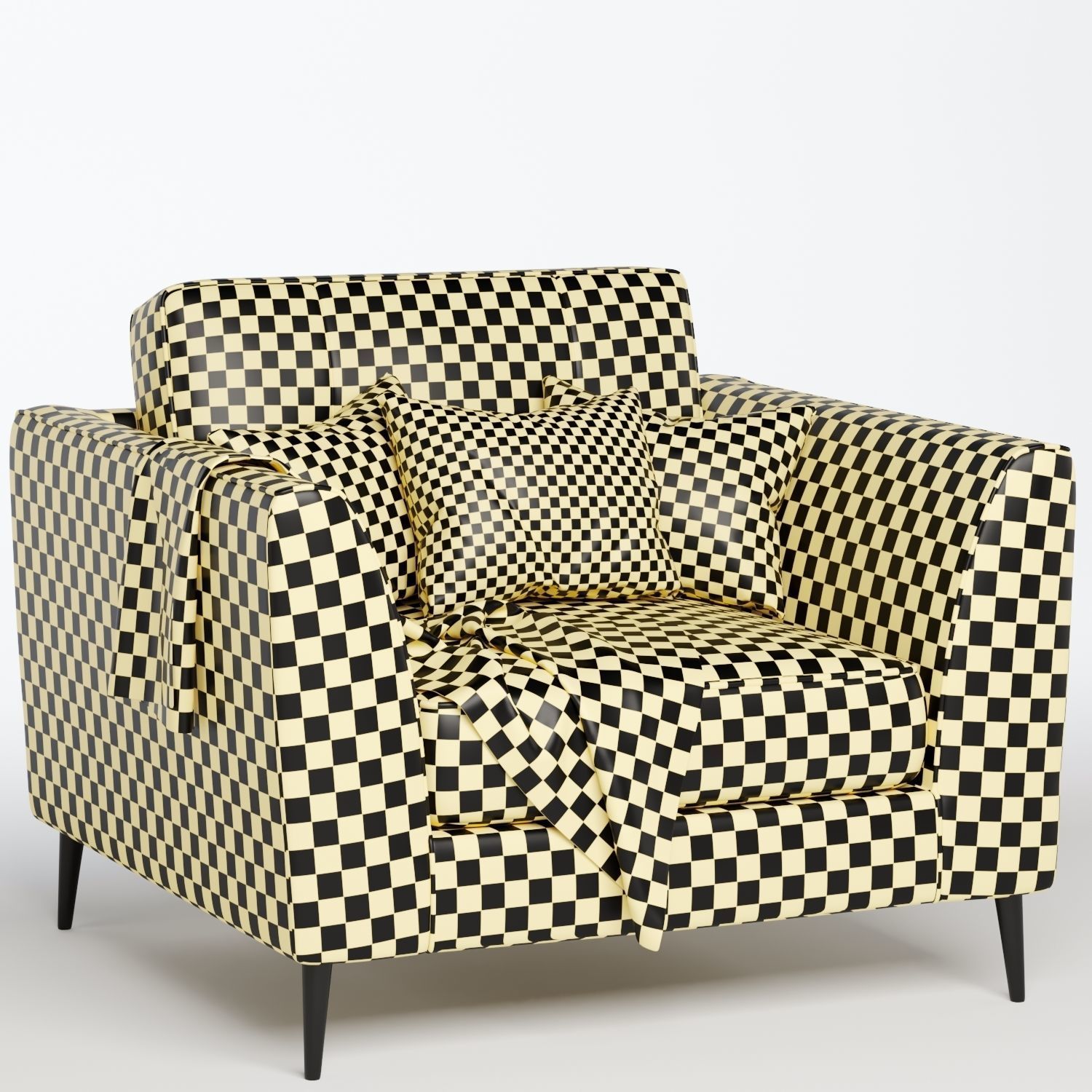 london arm chair 3D model | CGTrader