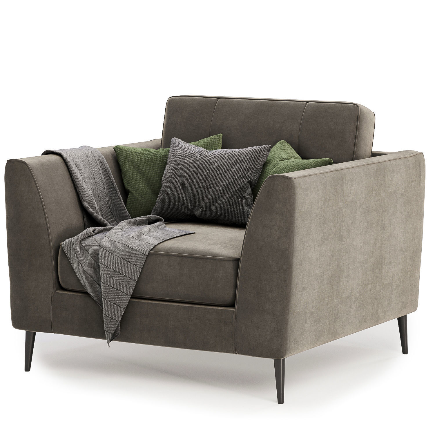 london arm chair 3D model | CGTrader