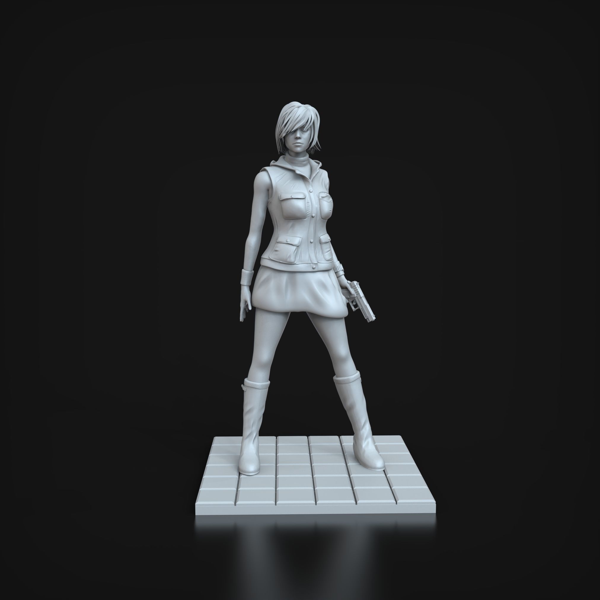 STL Heather Mason Silent hill 3 3D model 3D printable | CGTrader
