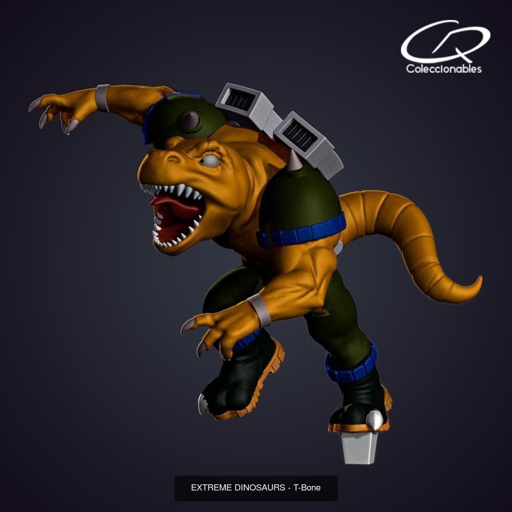 90s Happy Childhood Pack - Street Sharks and Extreme Dinosaurs 3D Model ...