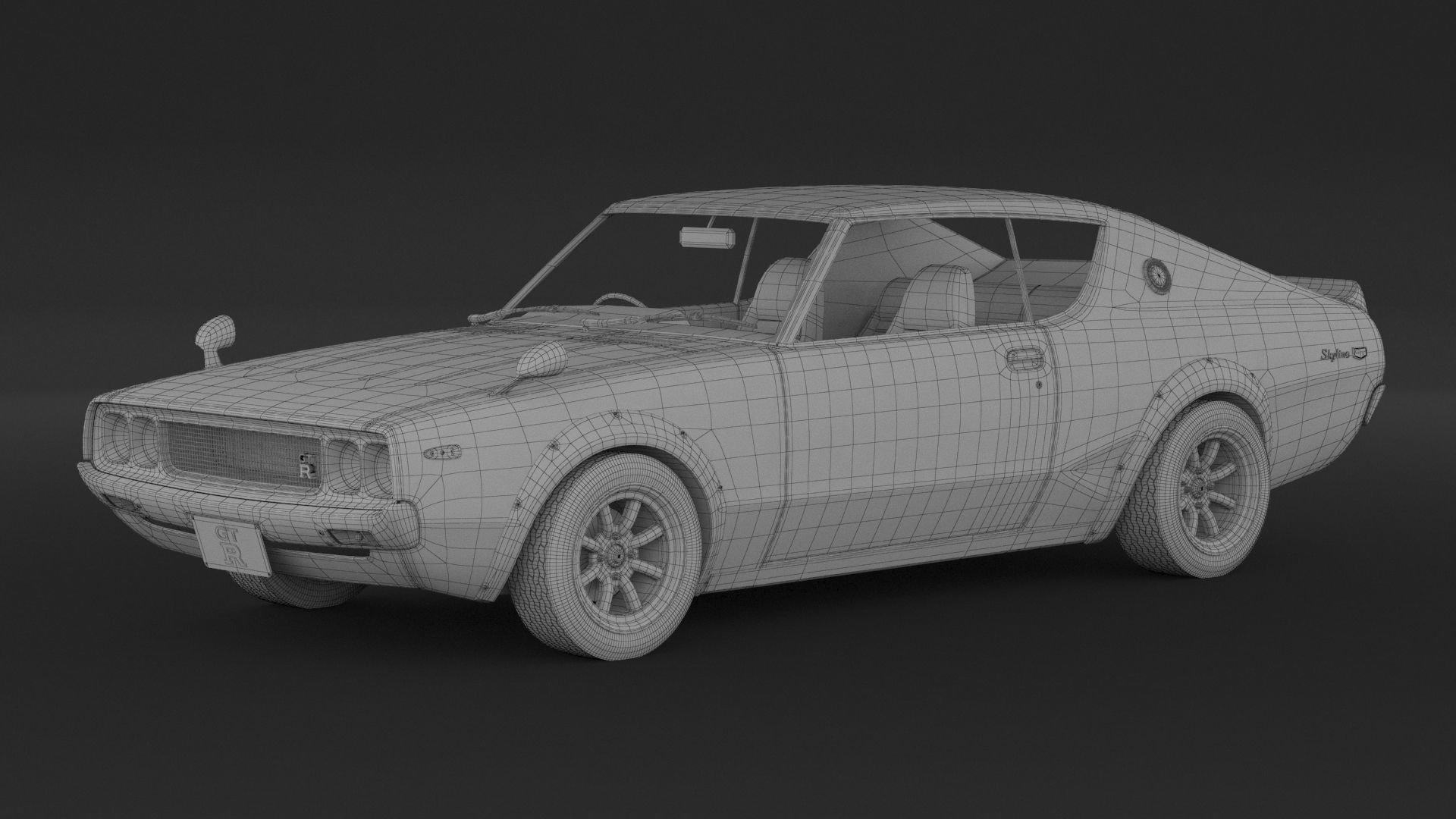 Nissan Skyline GT-R KPGC110 3D model | CGTrader