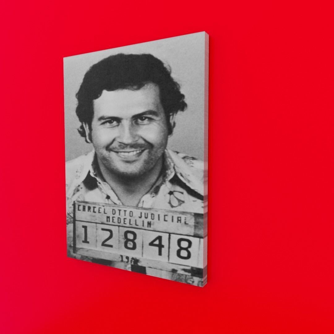 3D model Pablo Escobar portrait VR / AR / low-poly | CGTrader