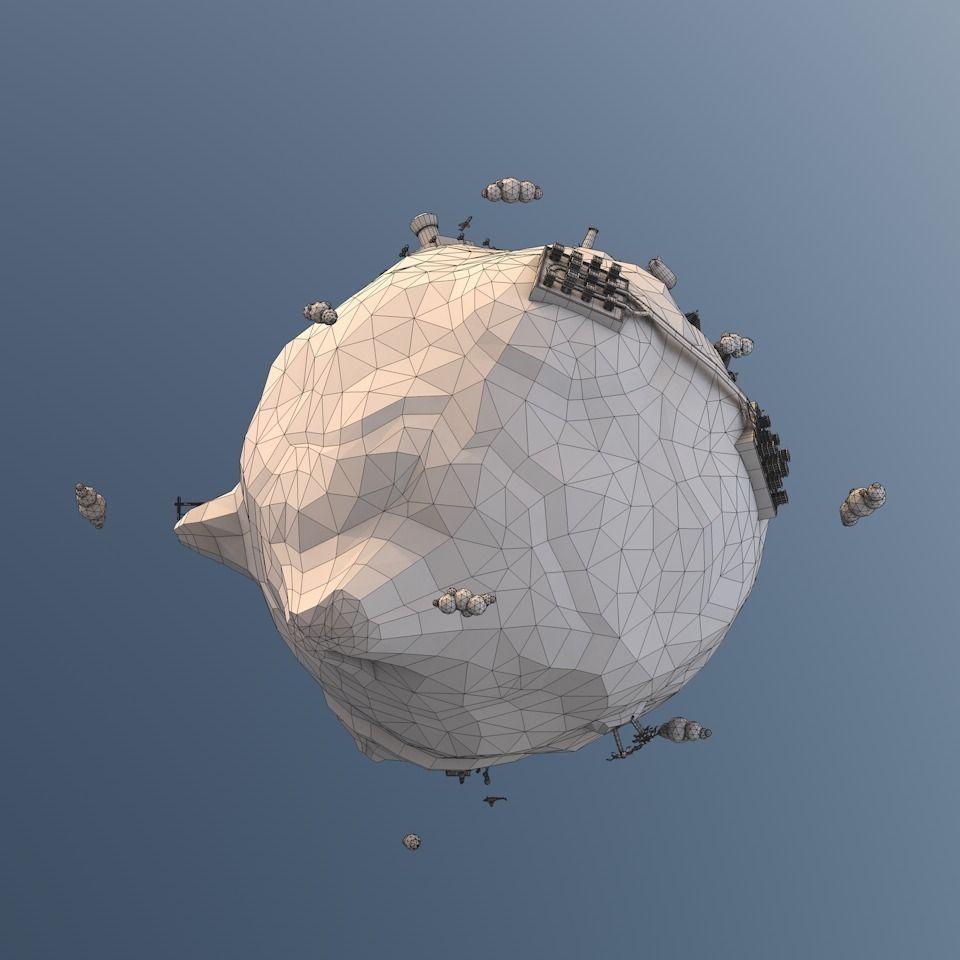 Cartoon Earth 3D model | CGTrader