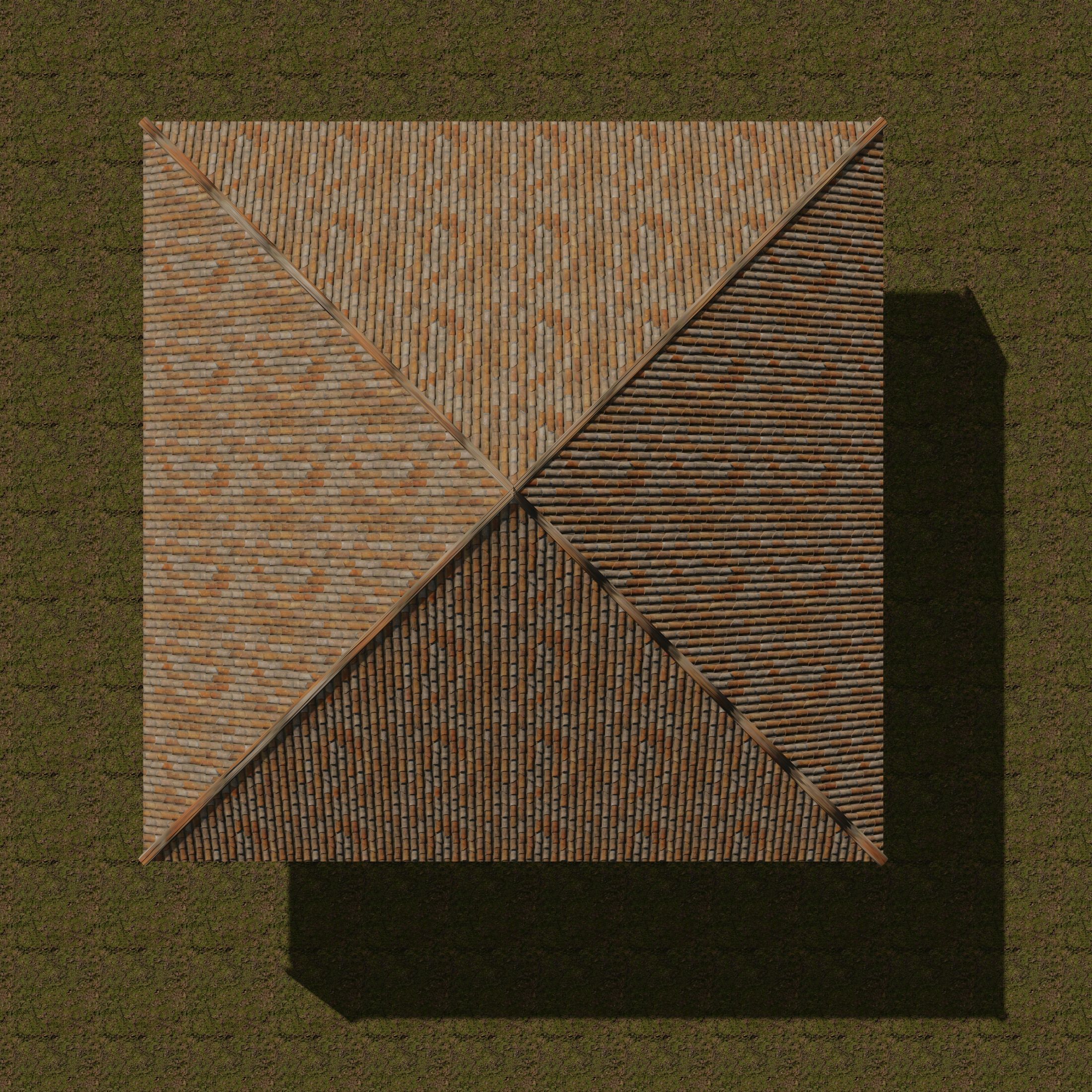Small square house 3D model | CGTrader