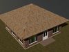 Small square house 3D model | CGTrader