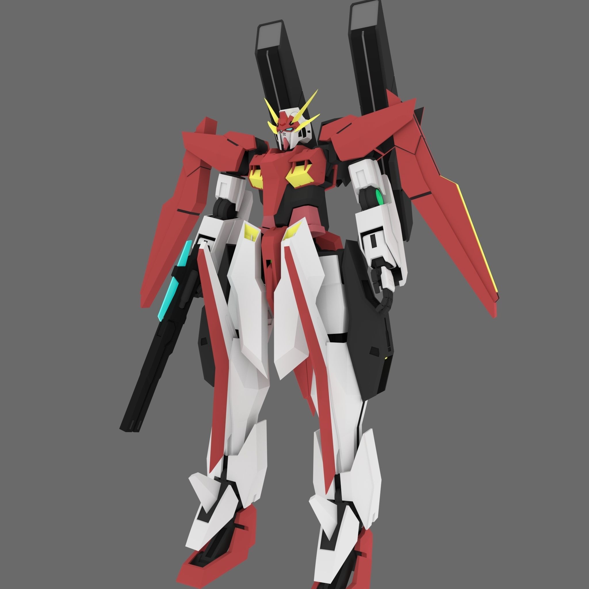 GN-007AL Arios Gundam Ascalon 3D model | CGTrader