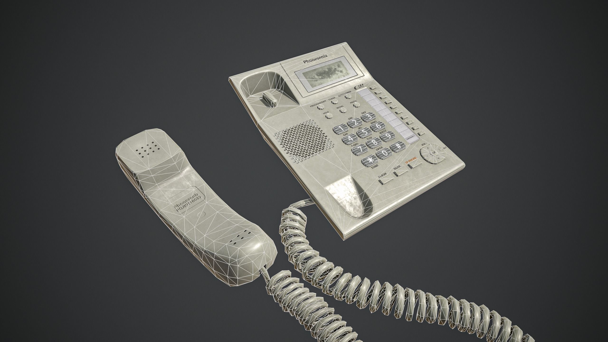 3D model Telephone VR / AR / low-poly | CGTrader