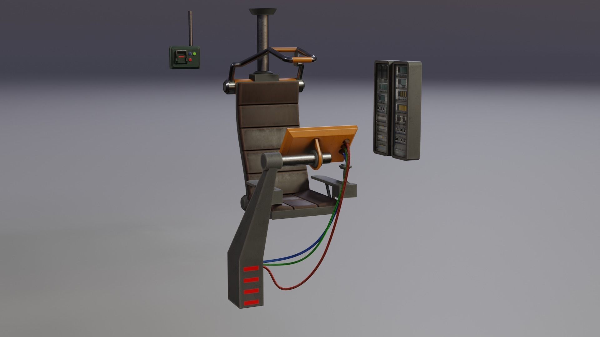 3D model Sci-Fi Vehicles Low Poly Game Ready Model VR / AR / low-poly ...