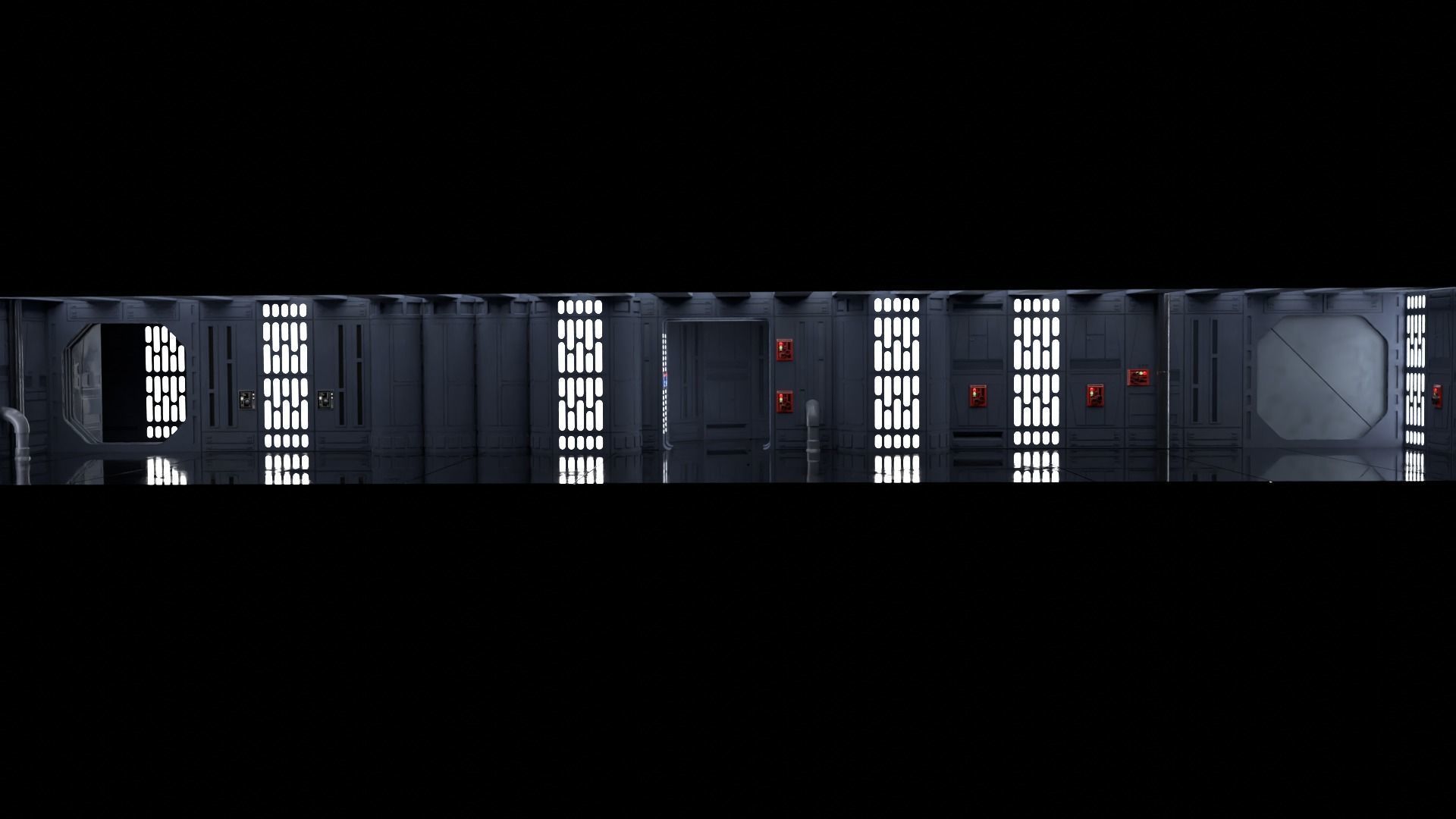 Death Star Wall Panel - C - 1-12 scale Blackseries free 3D model 3D ...