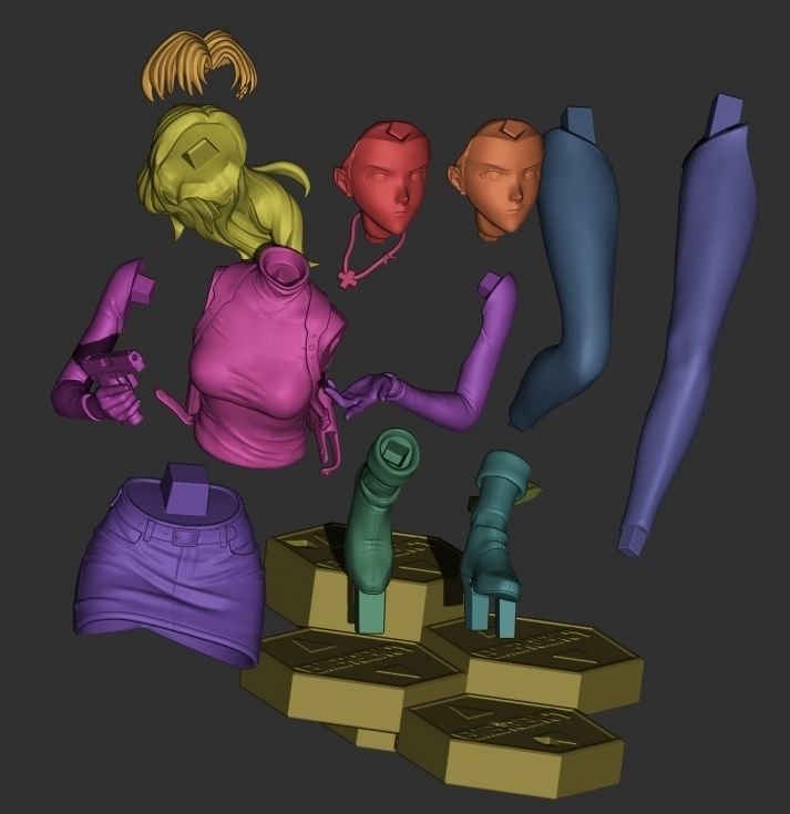 Misato Katsuragi 3D model 3D printable | CGTrader