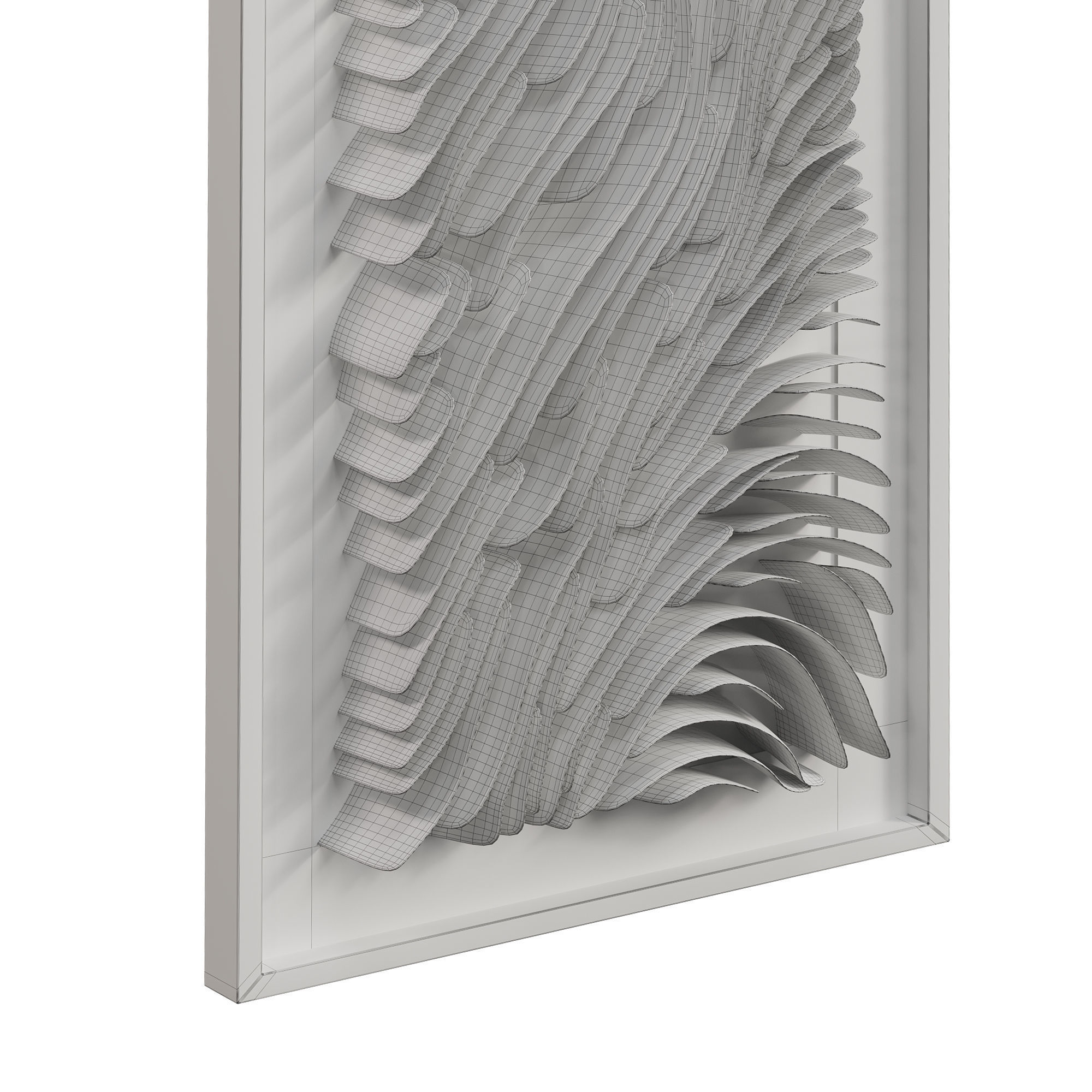 Coral Reef Large Wall Decoraion in frames 3D model | CGTrader