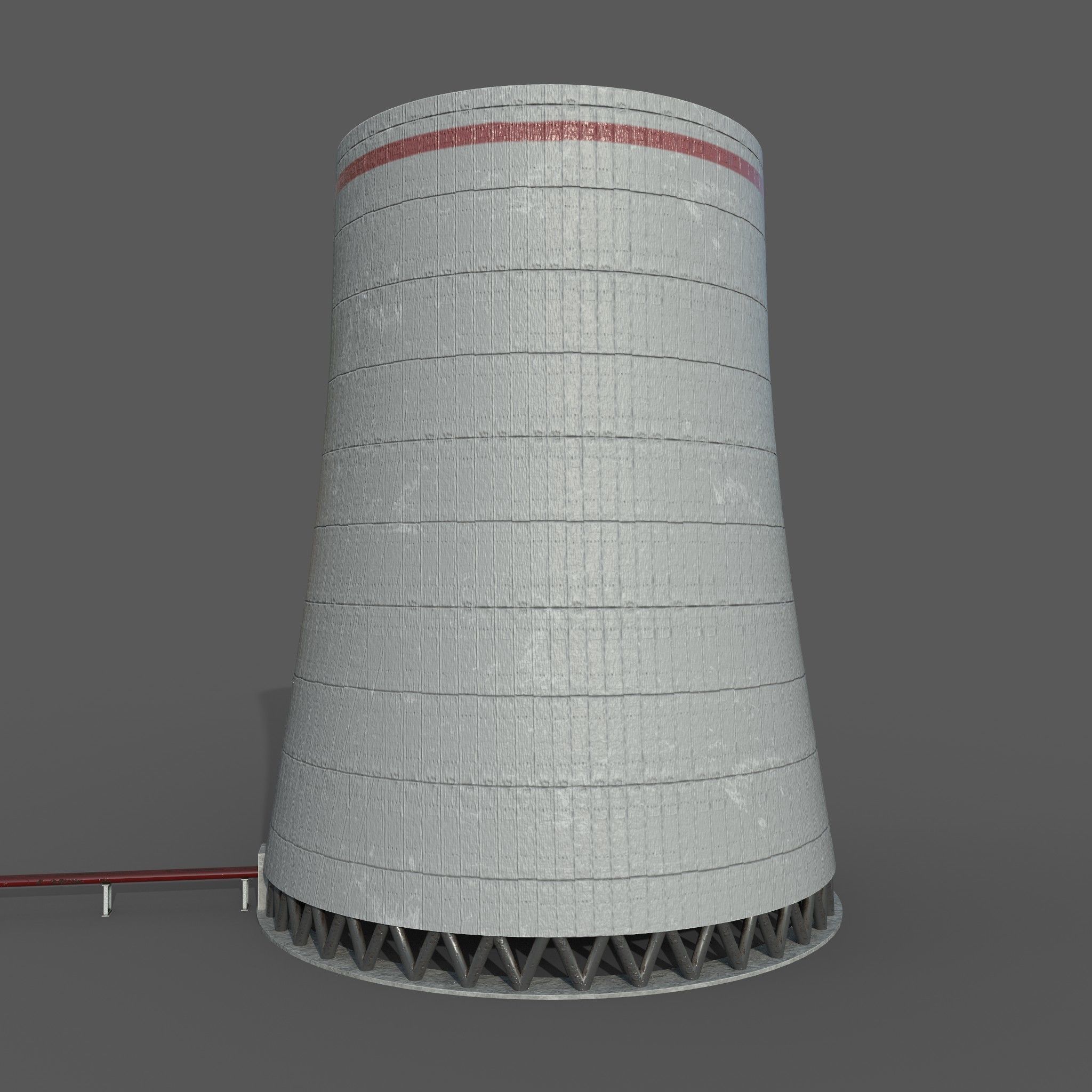Nuclear power plant 3D model | CGTrader