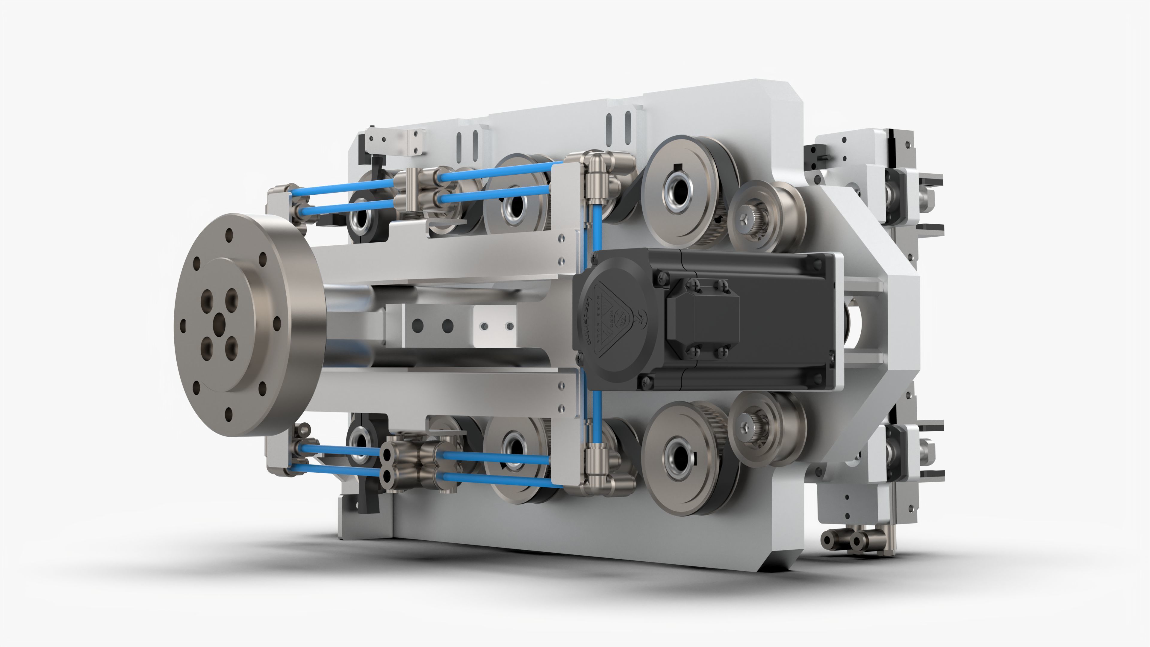 Robot End Axis Pneumatic Gripper 3D model | CGTrader