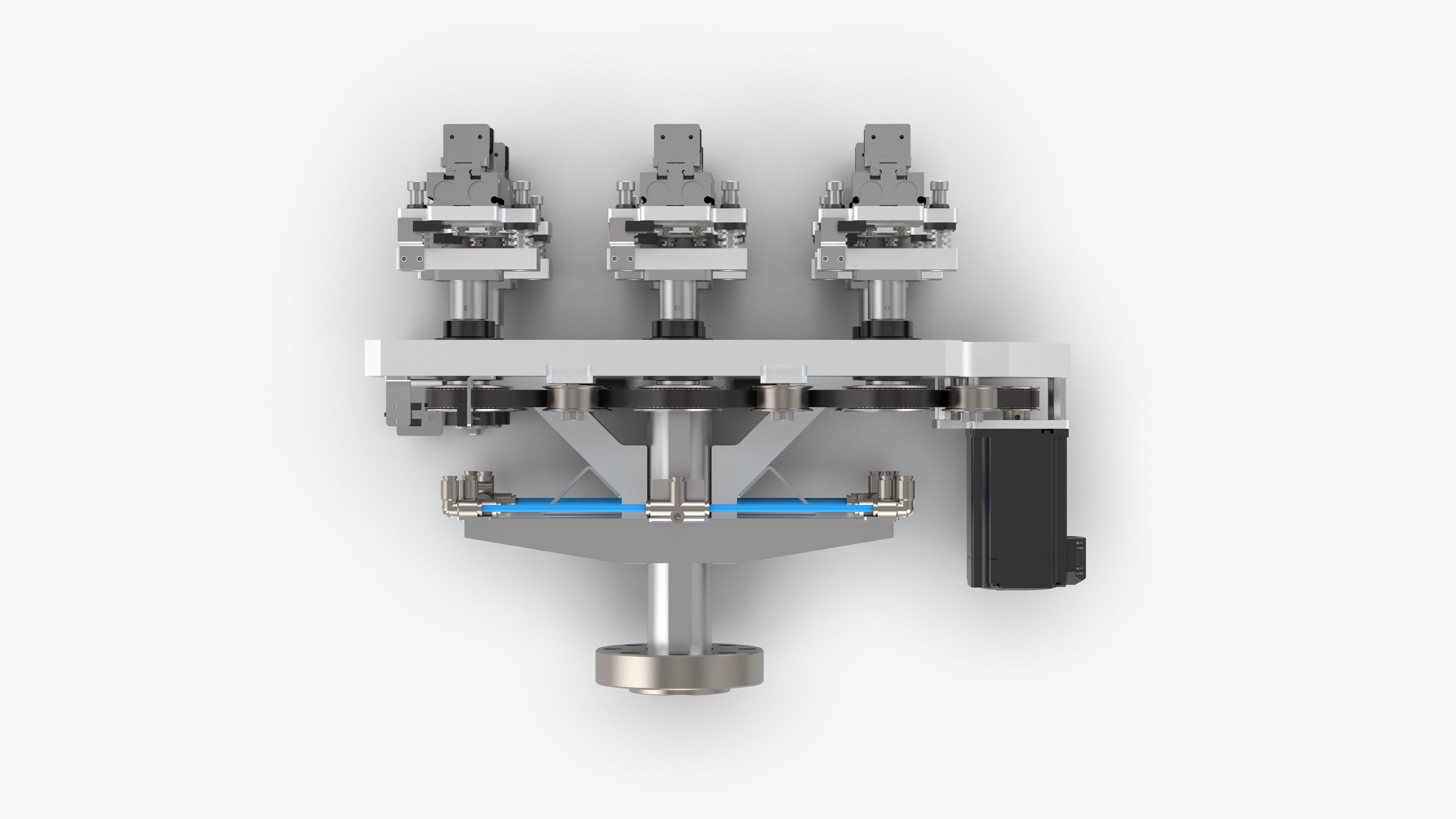 Robot End Axis Pneumatic Gripper 3D model | CGTrader