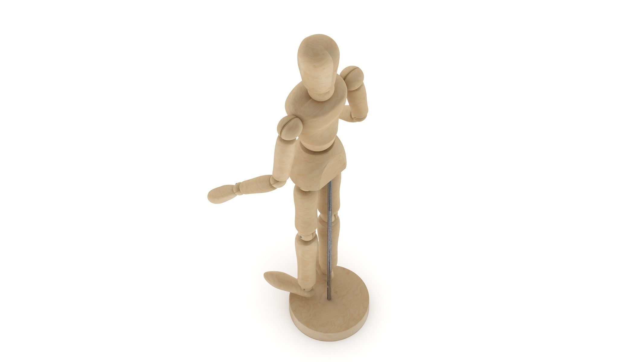 Wooden Manikin 3D model | CGTrader