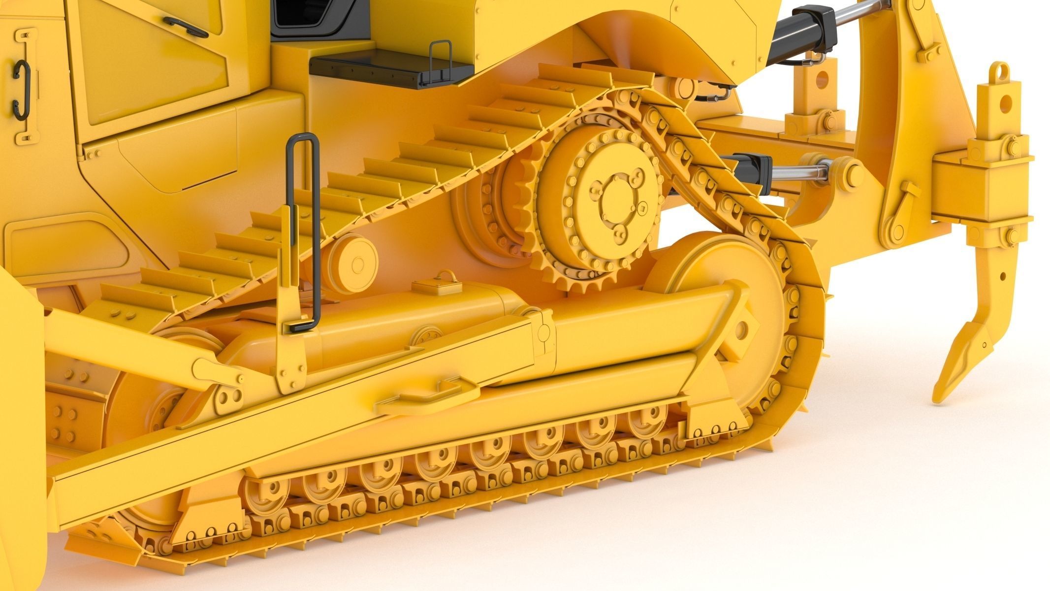 Bulldozer Generic 3D model | CGTrader