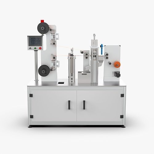 Automatic Double Side Lamination Cutting Machine 3D model | CGTrader