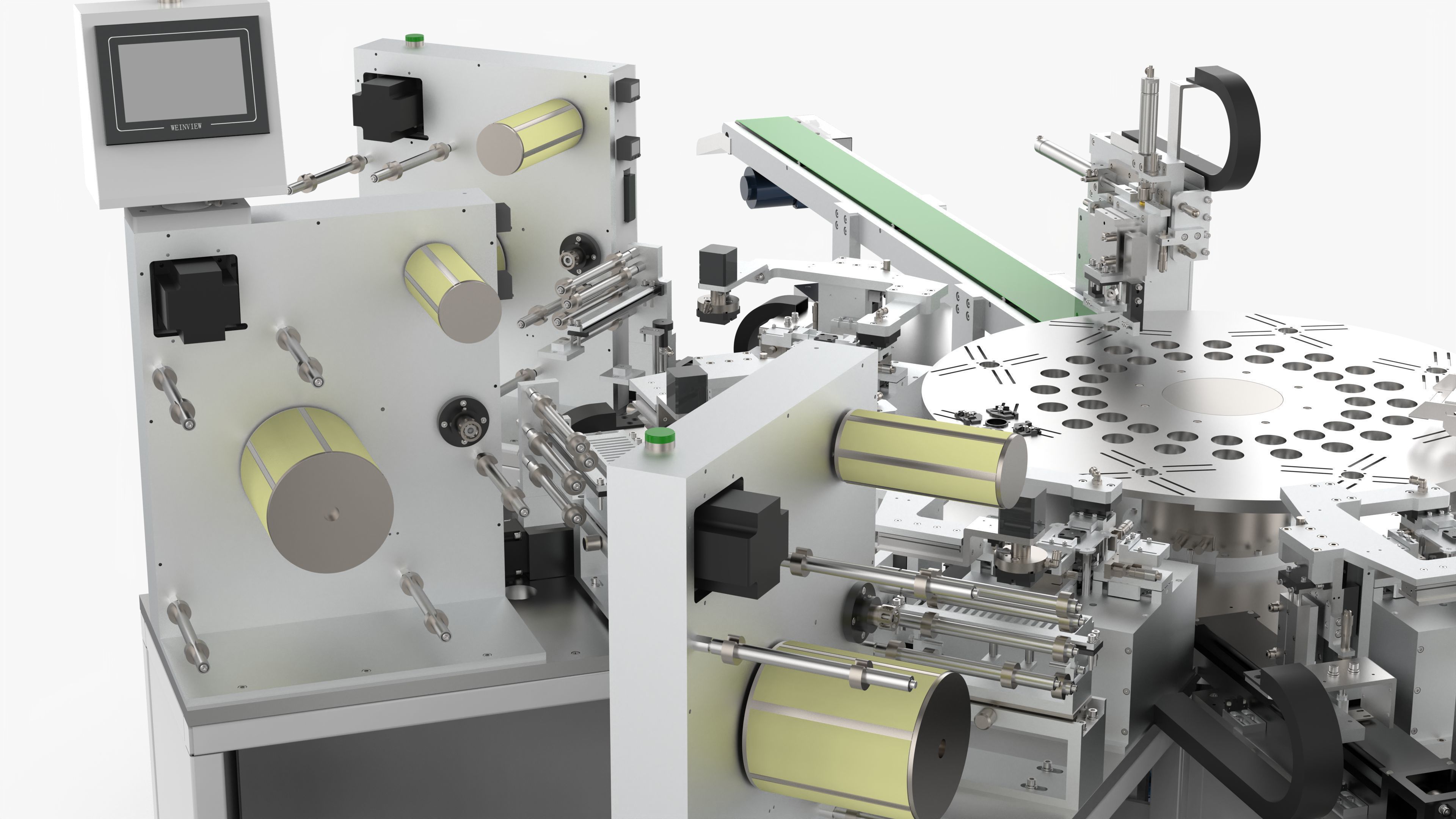 Multi-station Automatic Labeling Machine 3D model | CGTrader