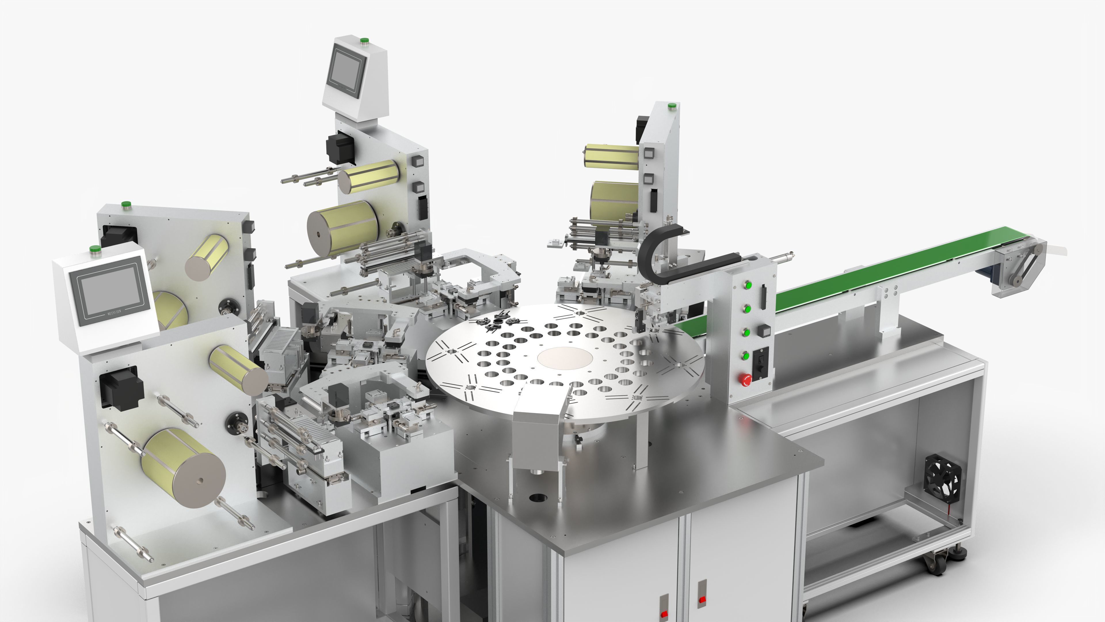 Multi-station Automatic Labeling Machine 3D model | CGTrader