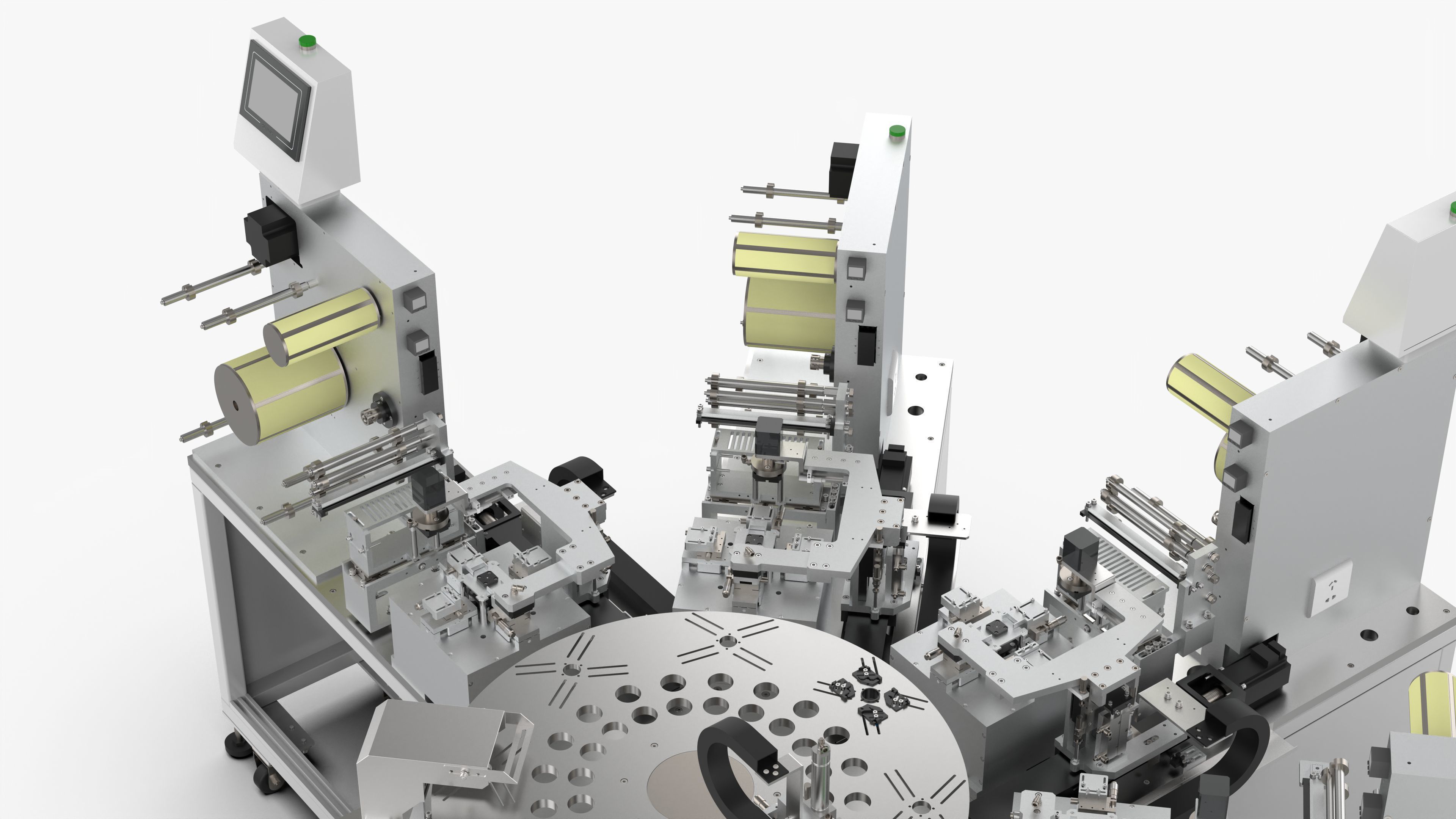 Multi-station Automatic Labeling Machine 3D model | CGTrader