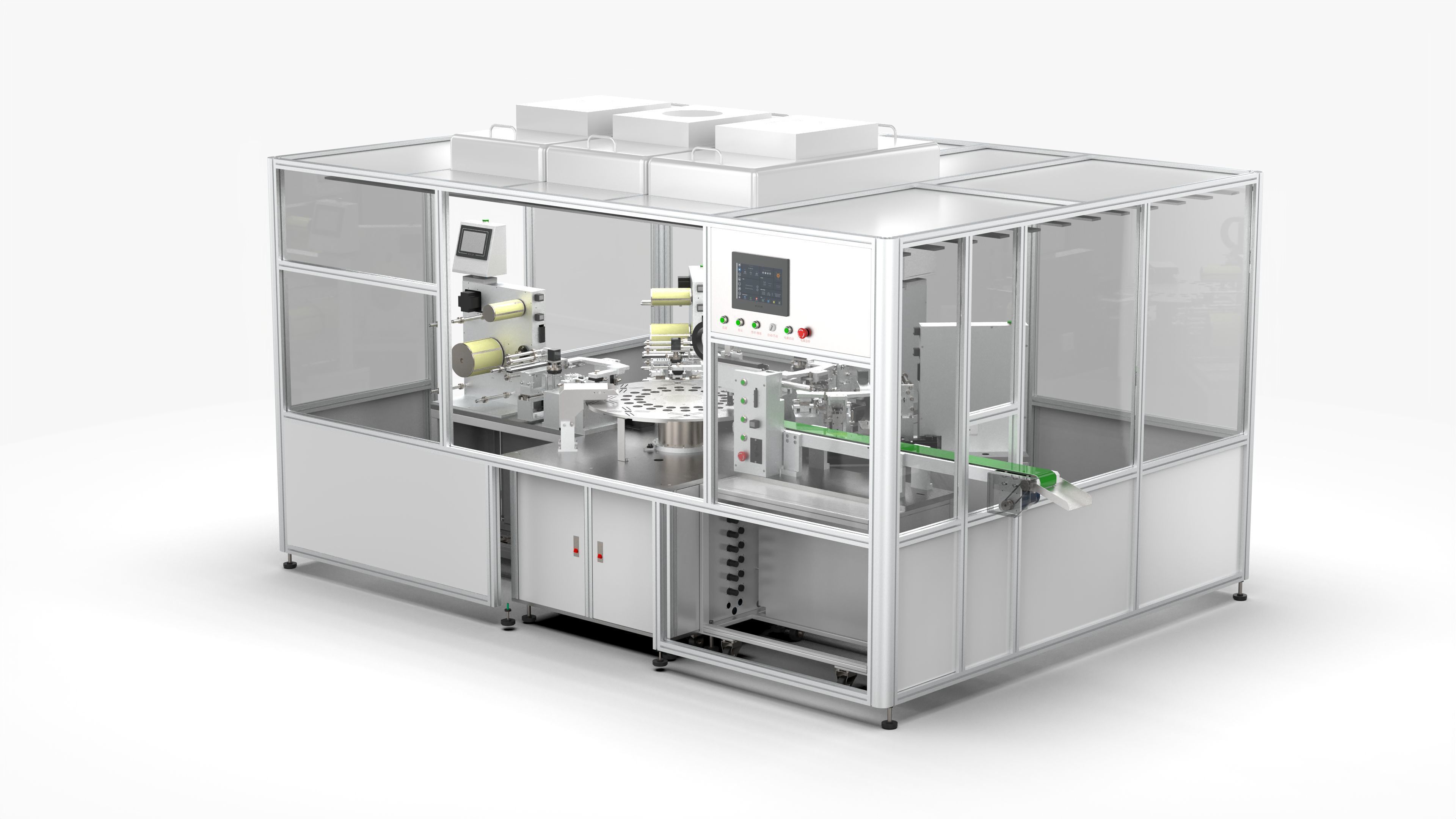 Multi-station Automatic Labeling Machine 3D model | CGTrader