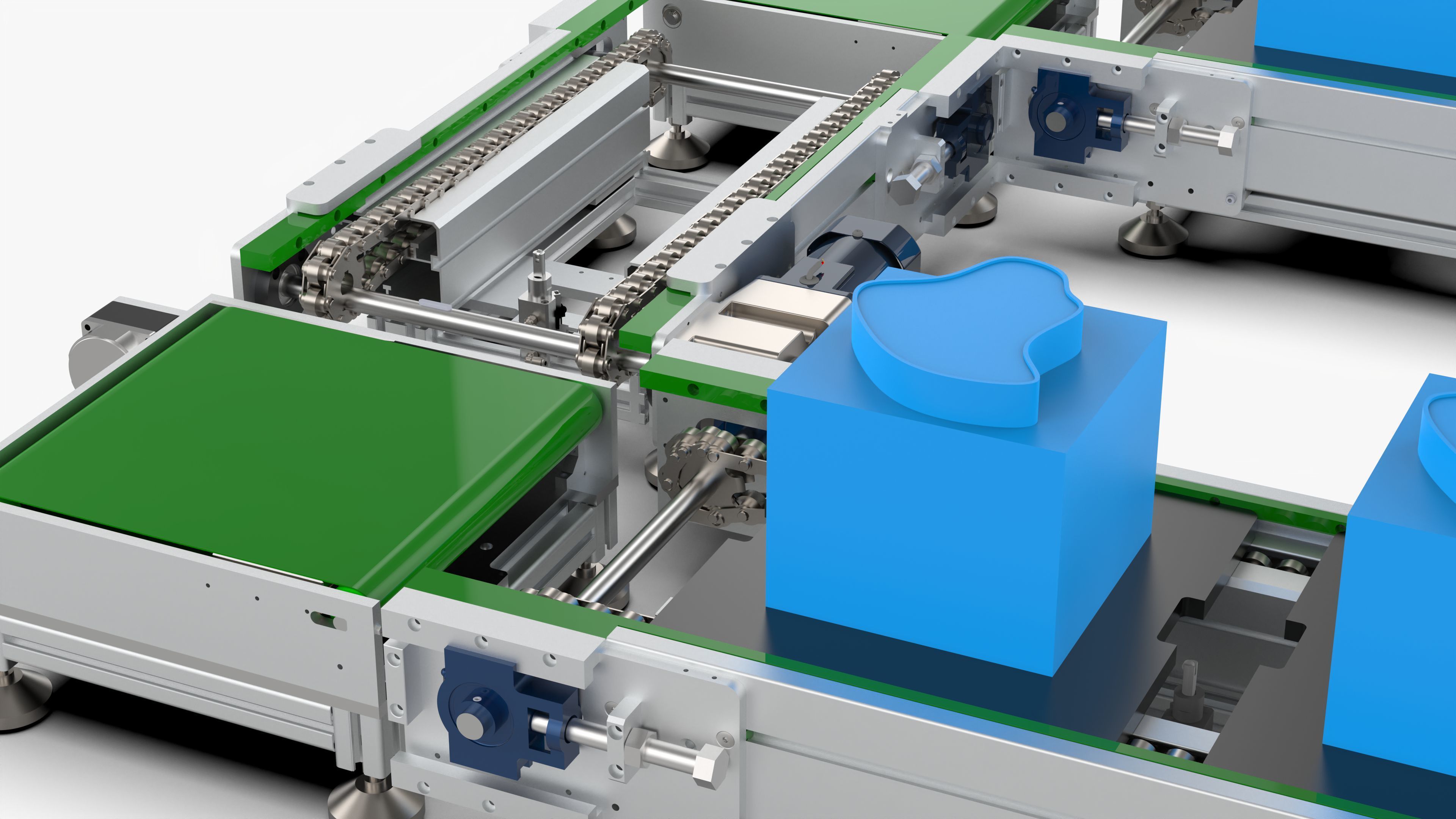 Speed Chain Transplanting Body Line 3D model | CGTrader