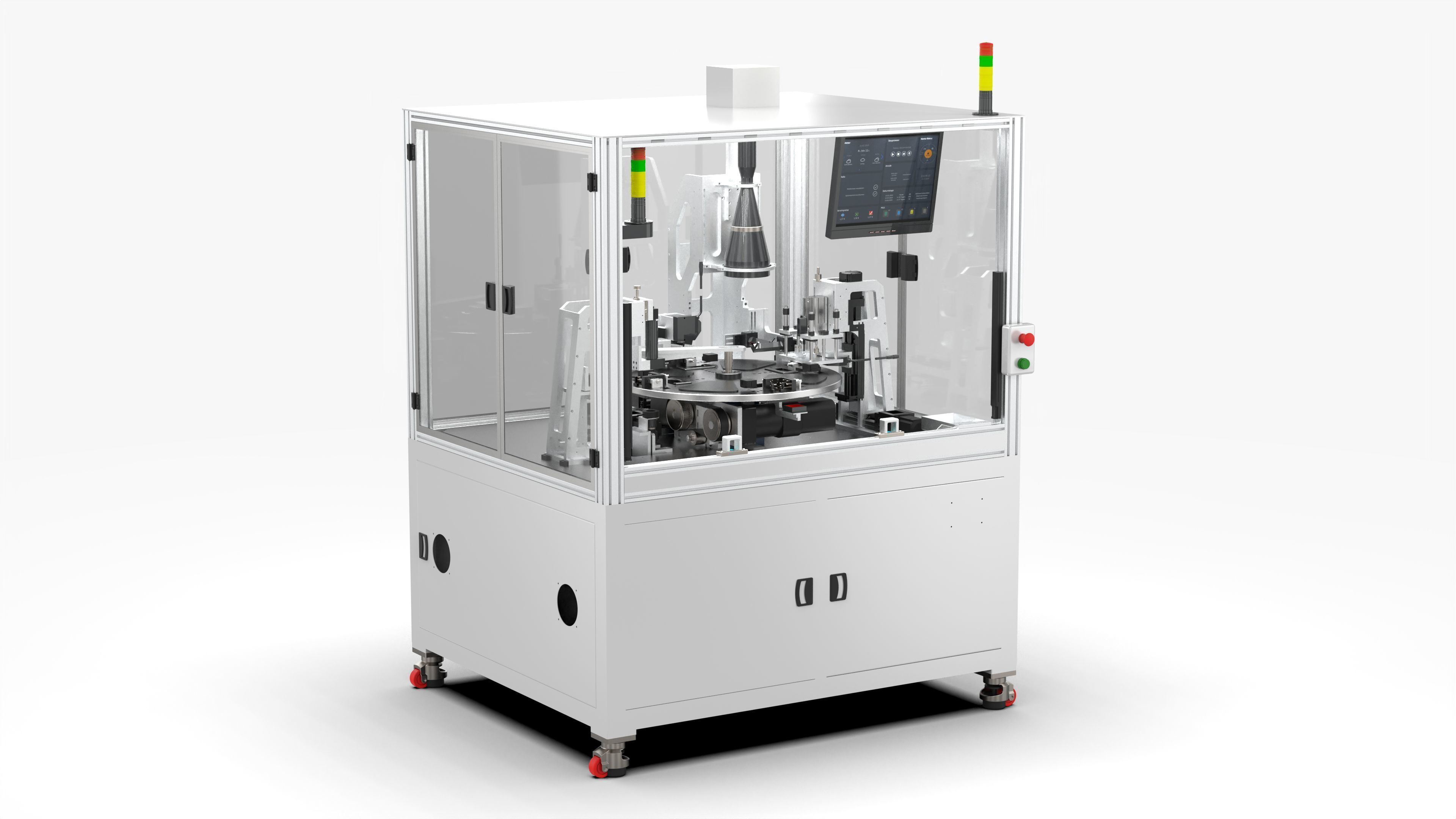 Automatic Battery Flatness Contour Size Inspection Machine 3D model ...