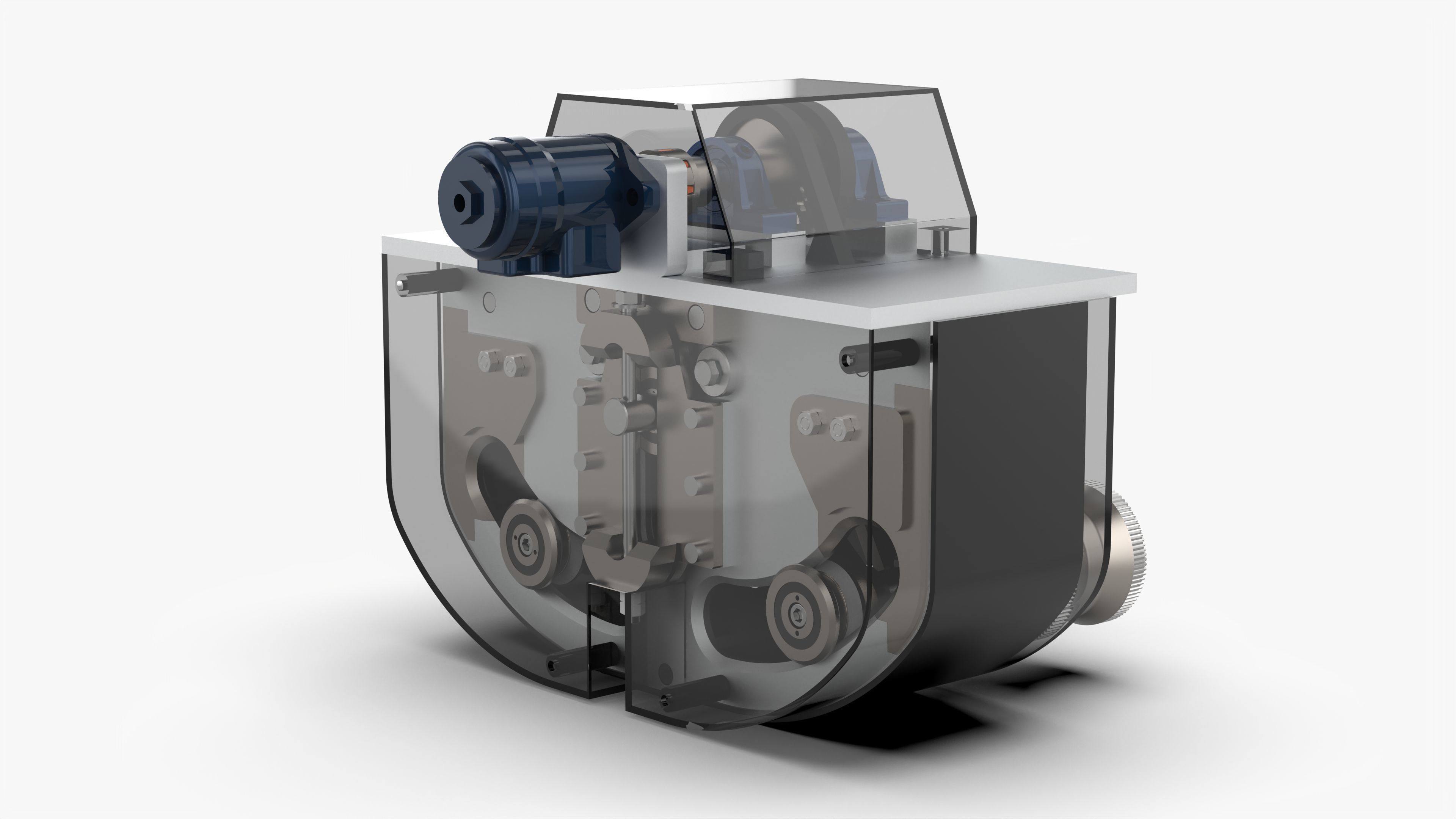 Hydraulic Winding Mechanism 3D model | CGTrader