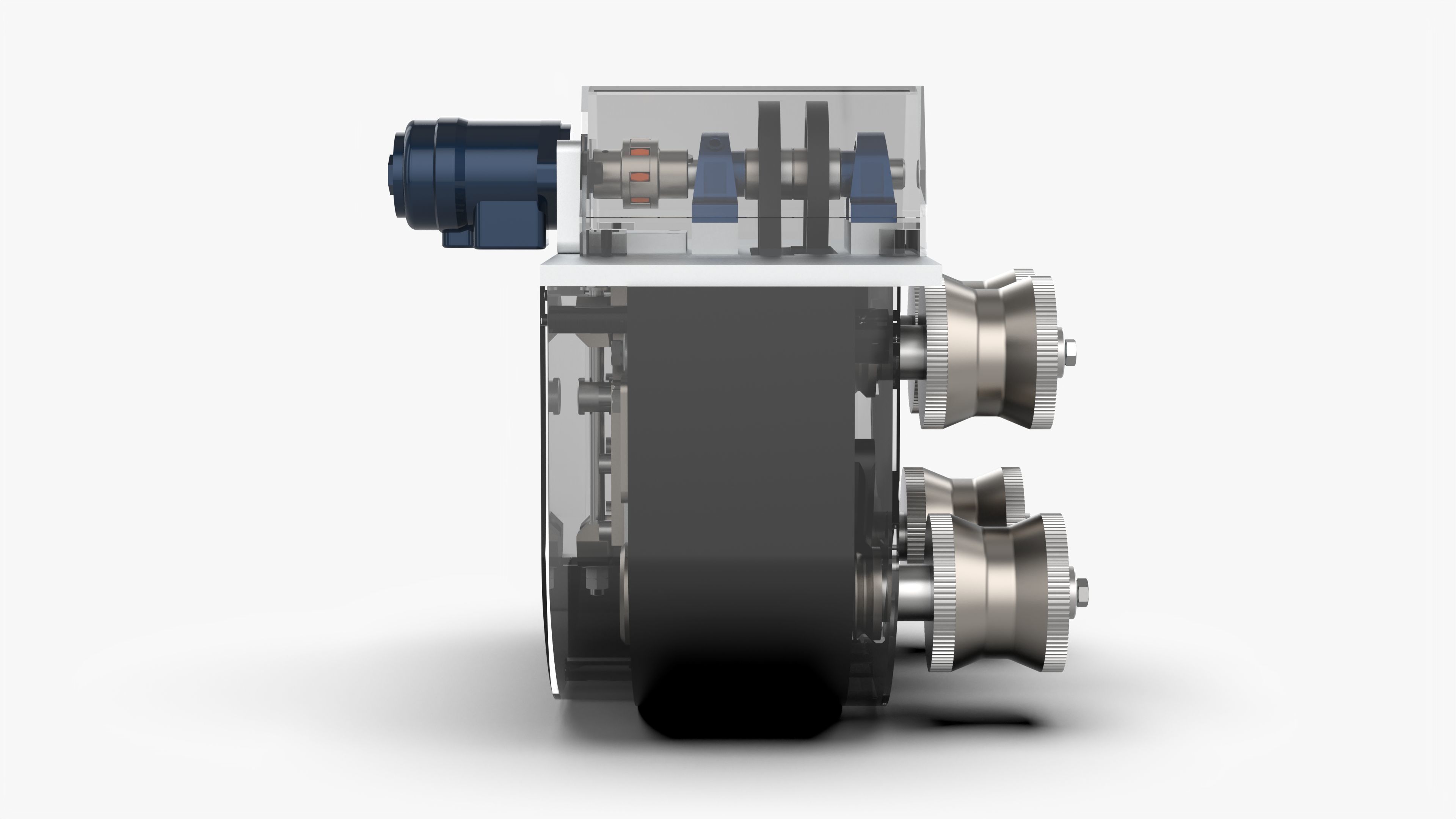 Hydraulic Winding Mechanism 3D model | CGTrader