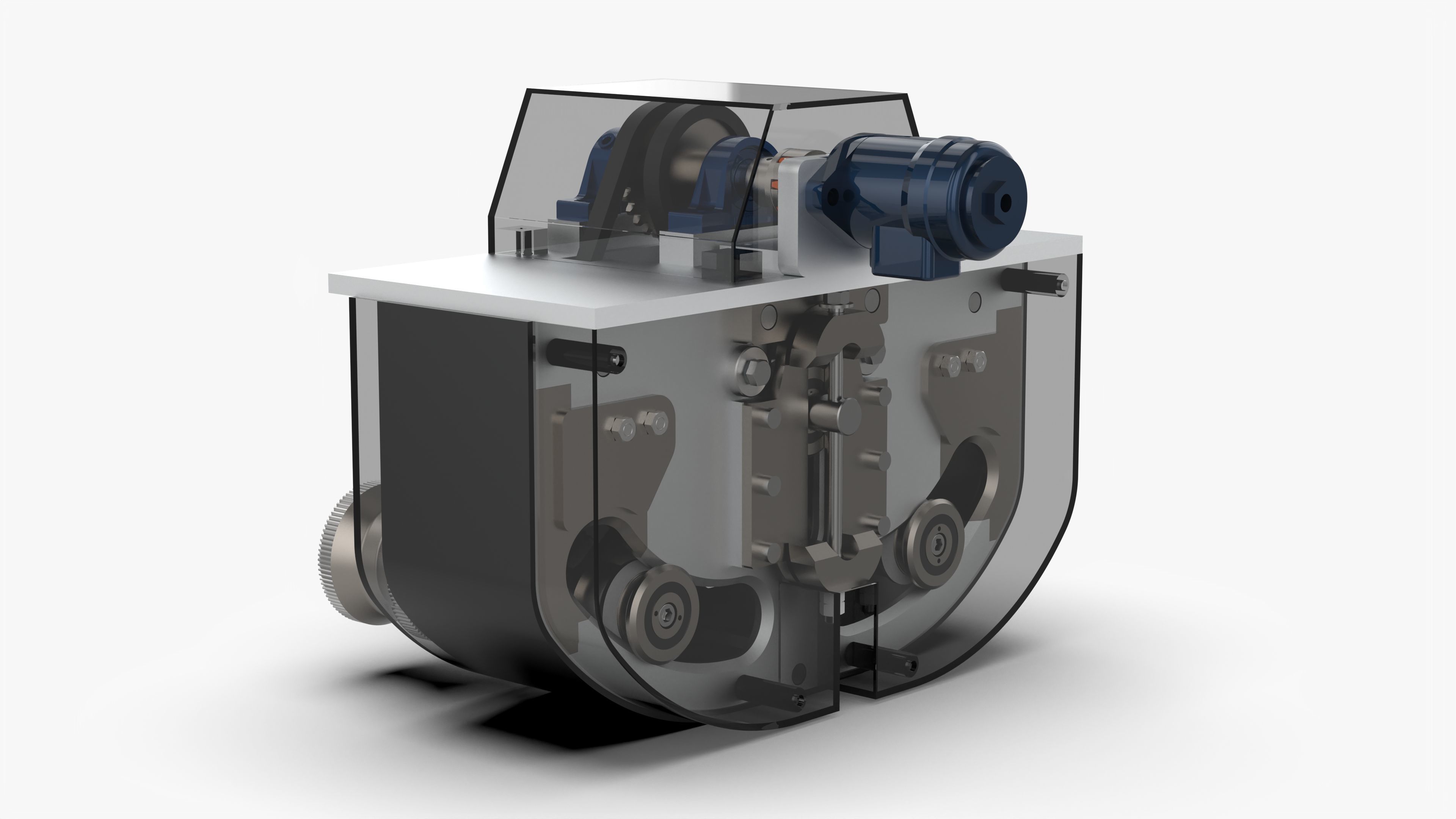 Hydraulic Winding Mechanism 3D model | CGTrader