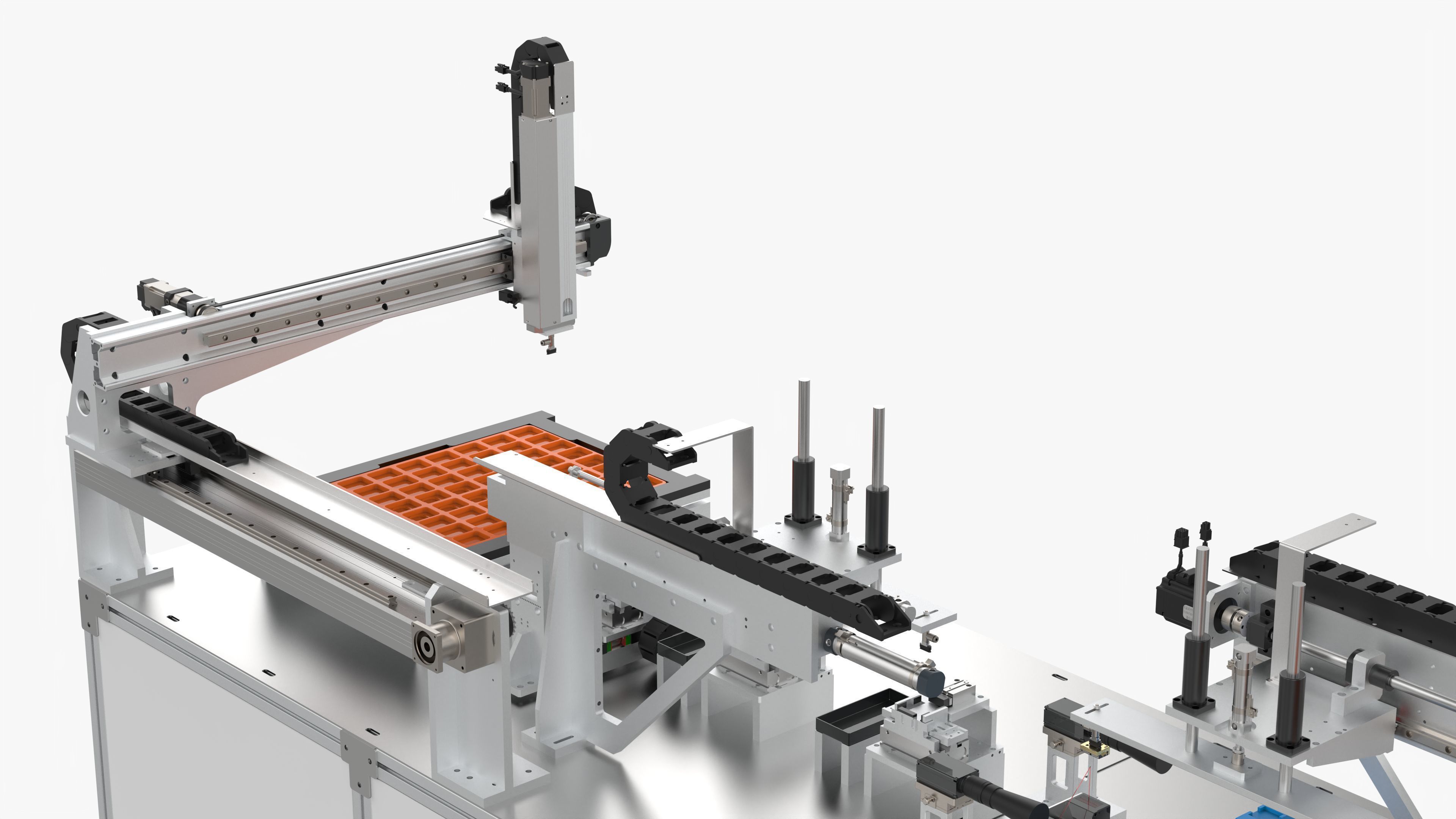 Automatic Network Port Test Line 3D model | CGTrader