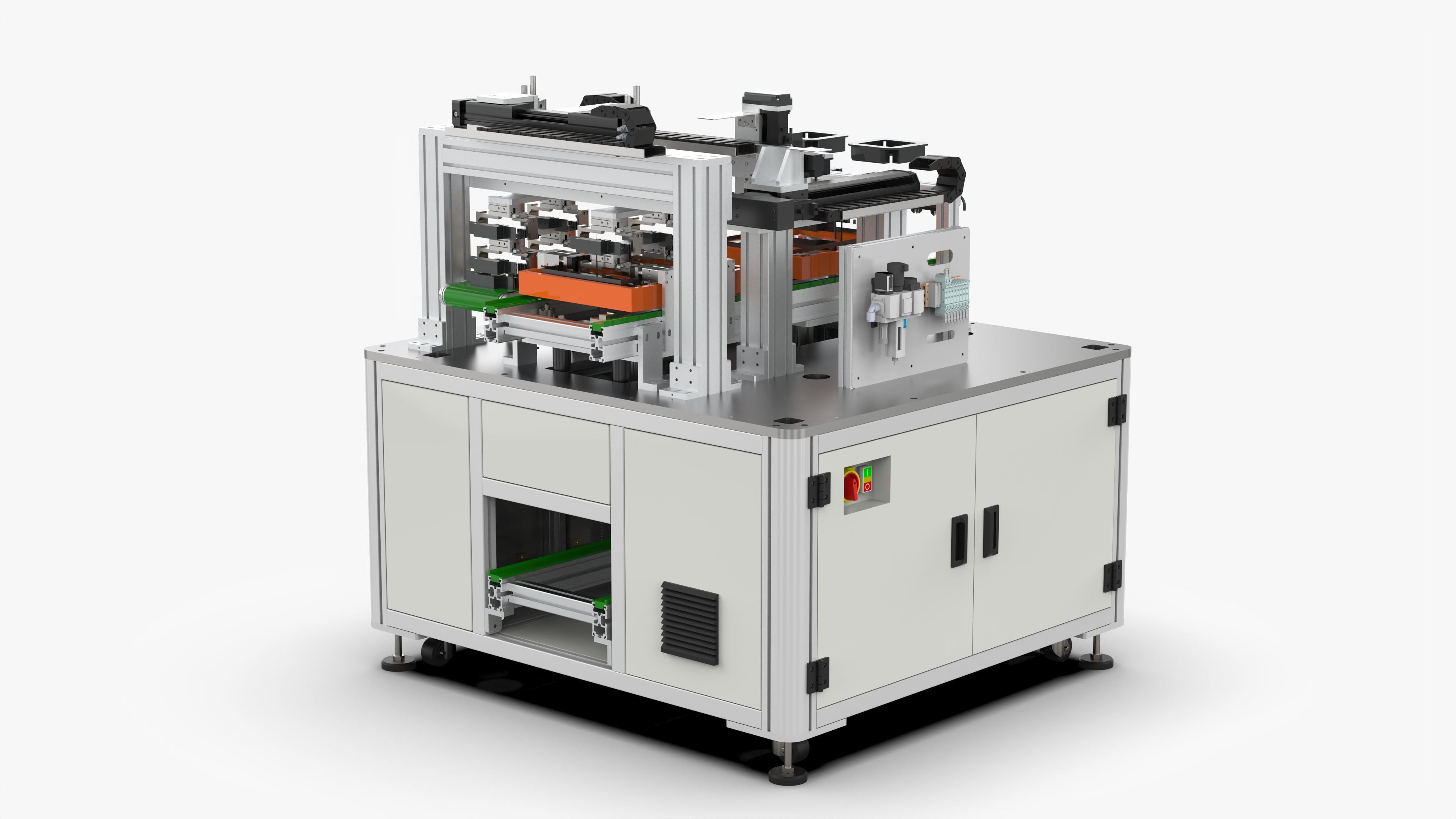 Automatic Glue Detection Stringing Machine 3D model | CGTrader