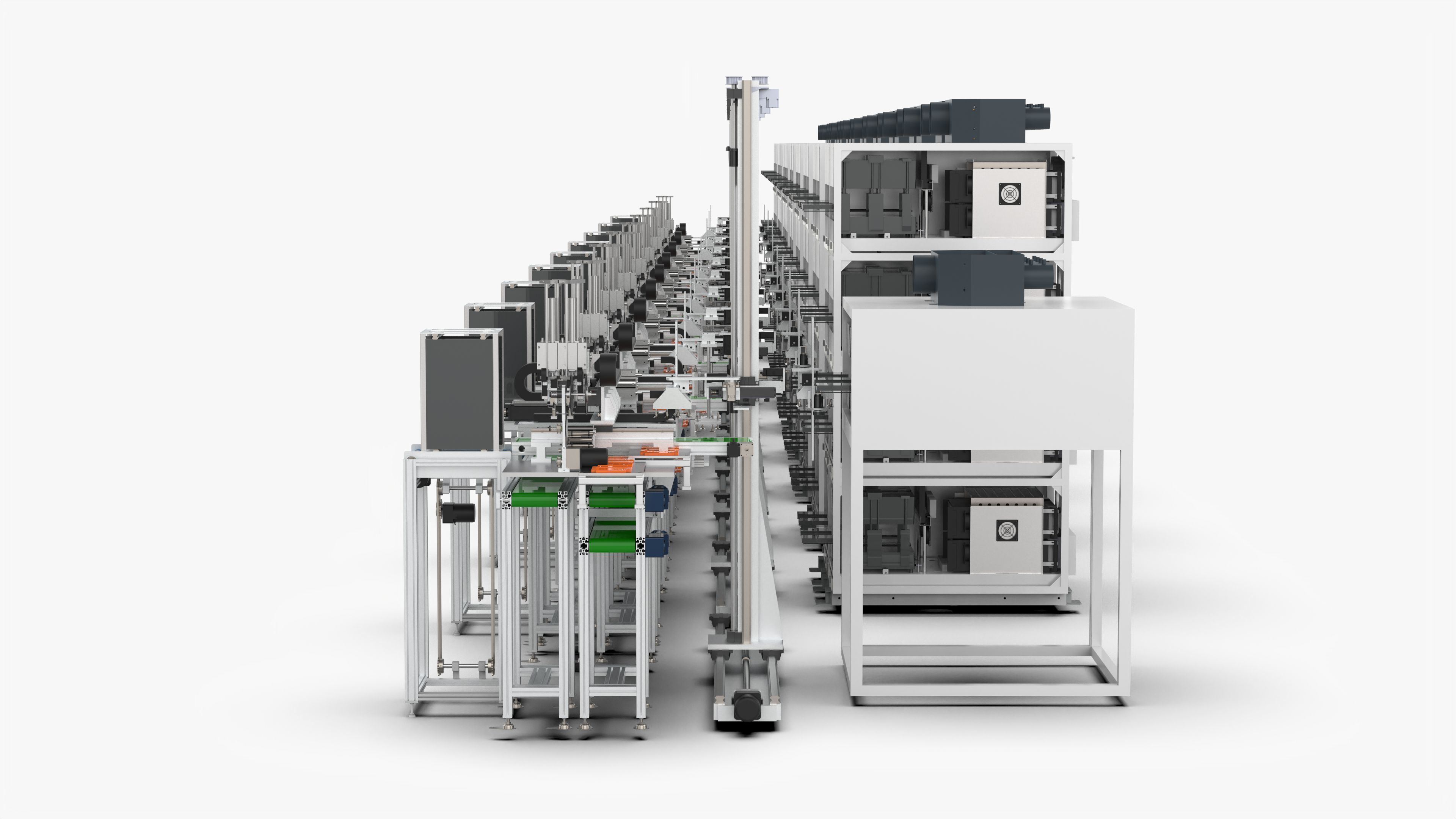 Aging Labeling Test Line Body SMT 3D model | CGTrader