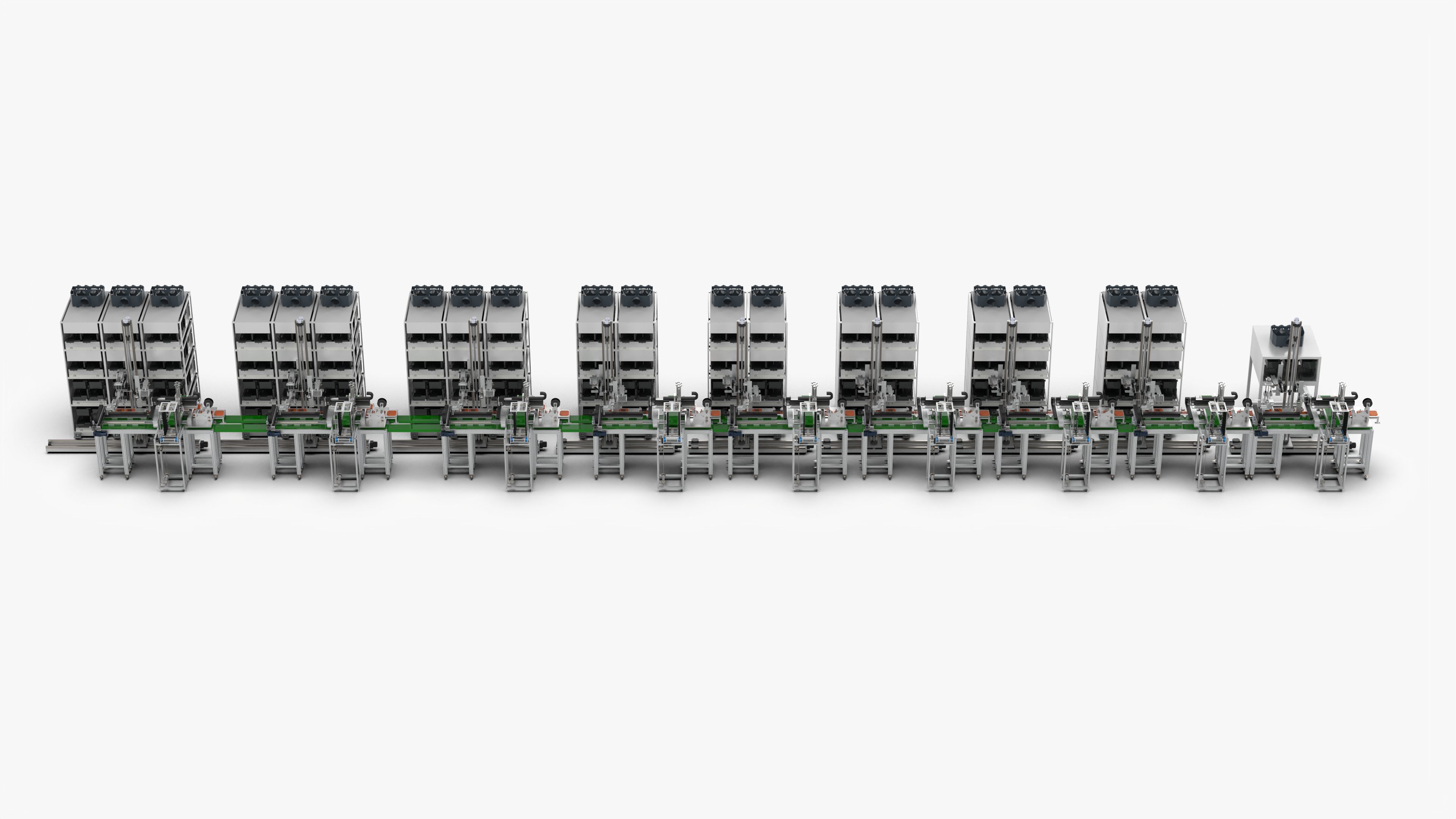 Aging Labeling Test Line Body SMT 3D model | CGTrader
