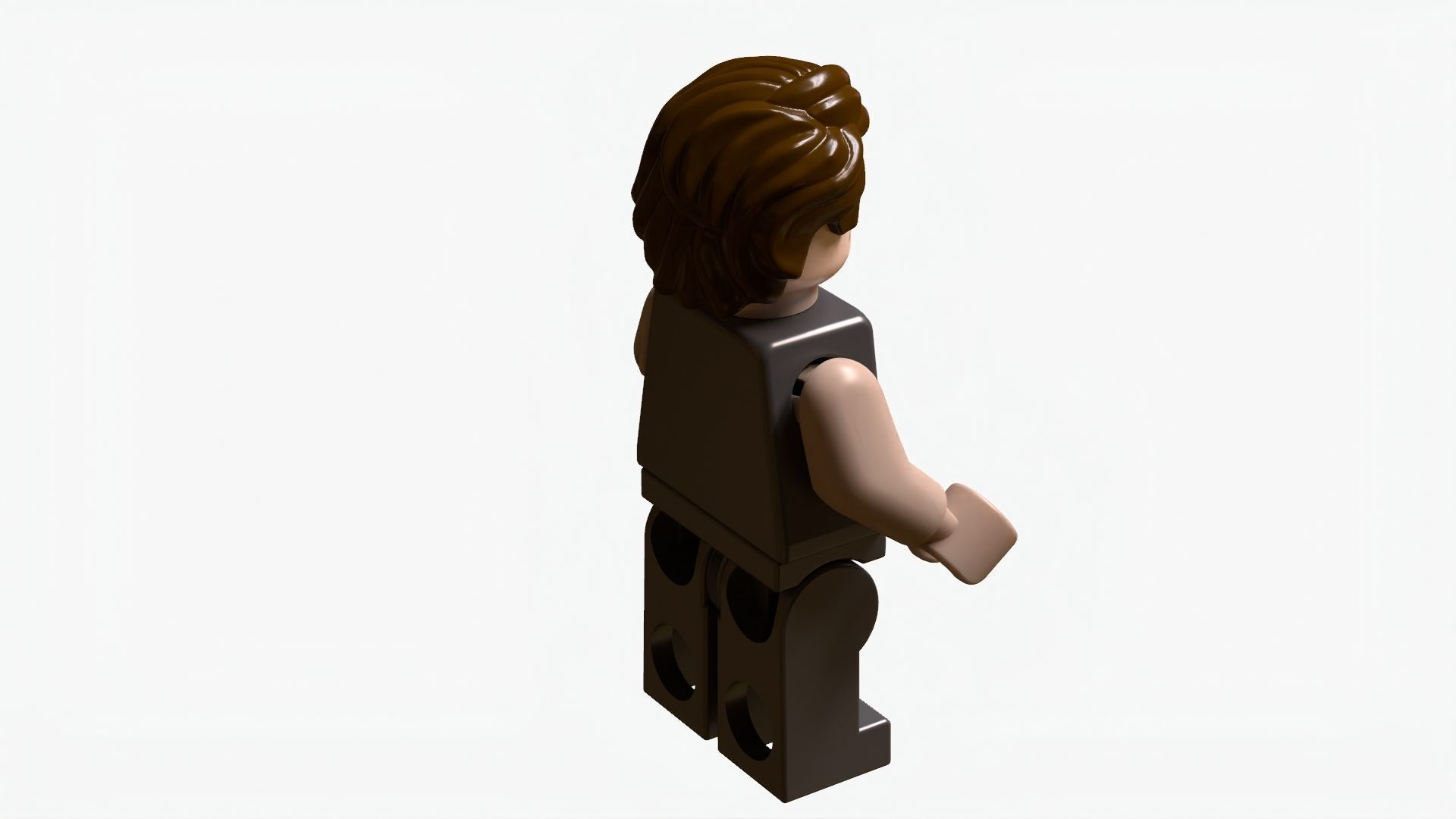 3D model Rick Negen Daryl Carl Lego Minifigure Rigged in Maya VR / AR ...