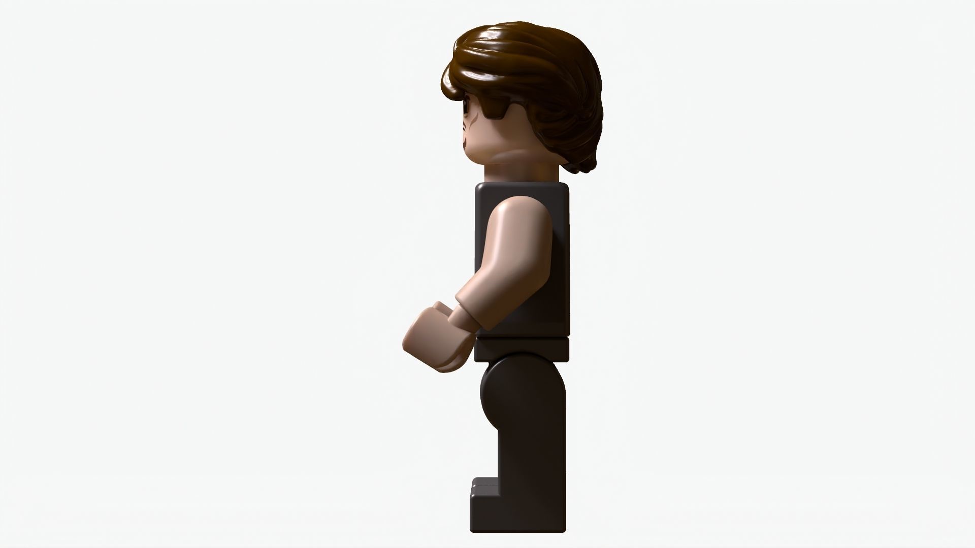 3D model Rick Negen Daryl Carl Lego Minifigure Rigged in Maya VR / AR ...