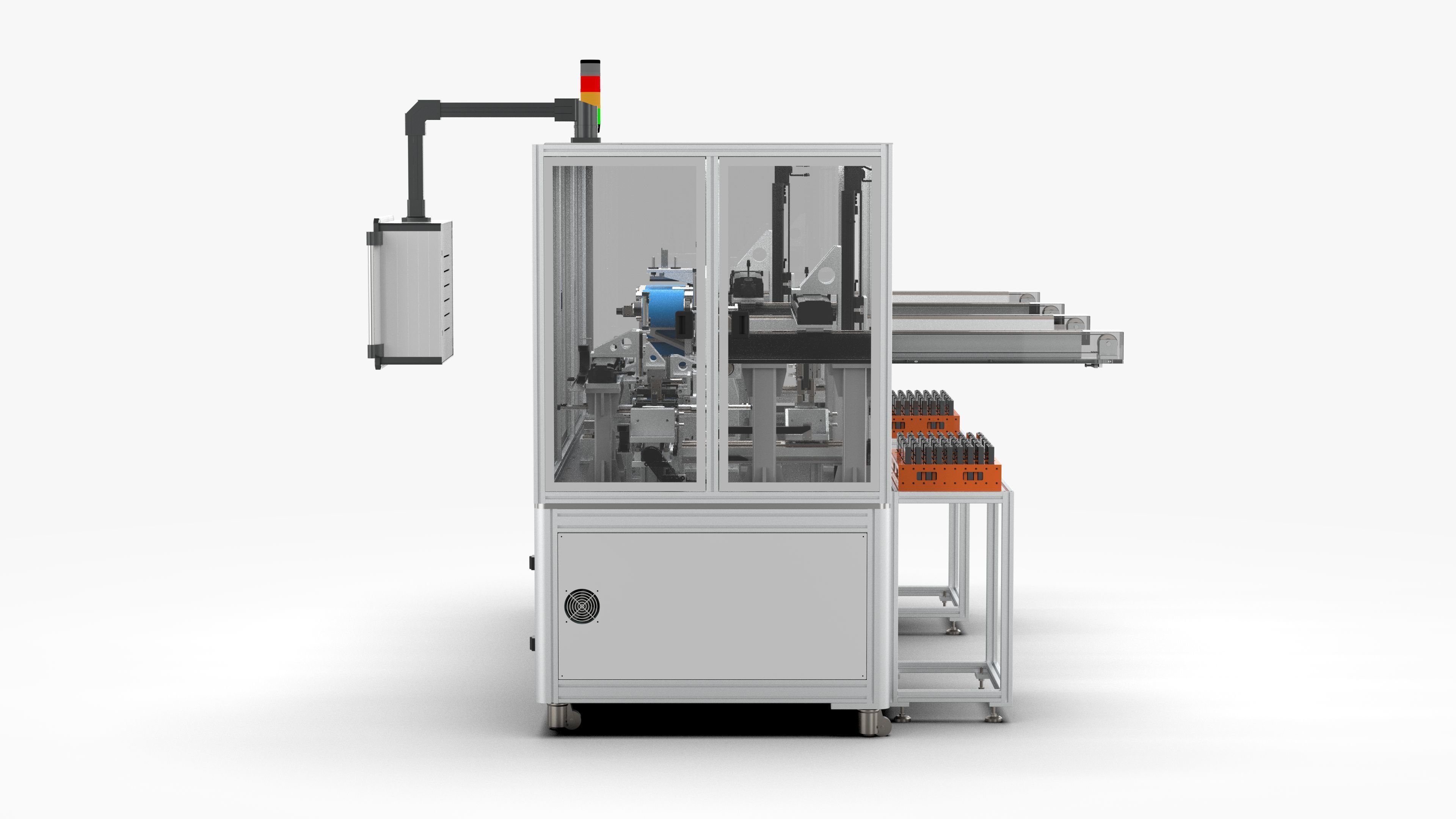 Automatic Battery Tray Loading and Unloading Coating Machine 3D model | CGTrader