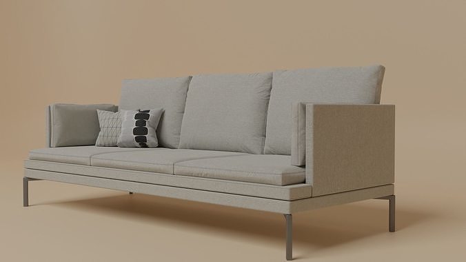 4K COUCH MODELING 3D model | CGTrader