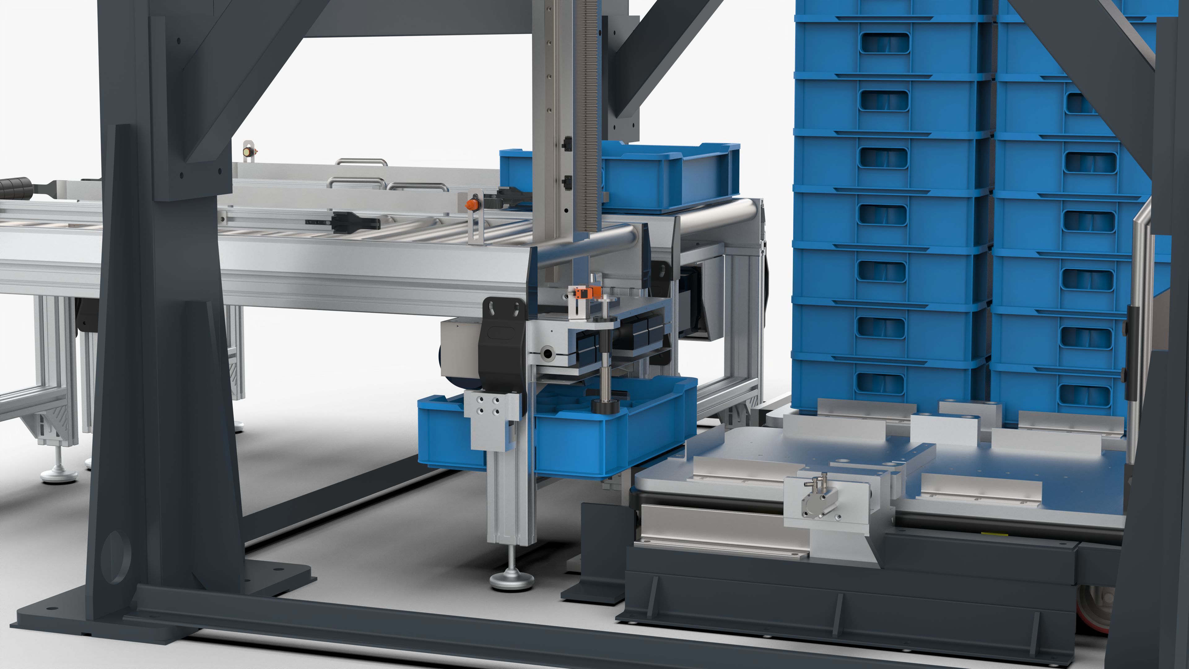 Gantry Palletizing and Packing Truss Manipulator 3D model | CGTrader